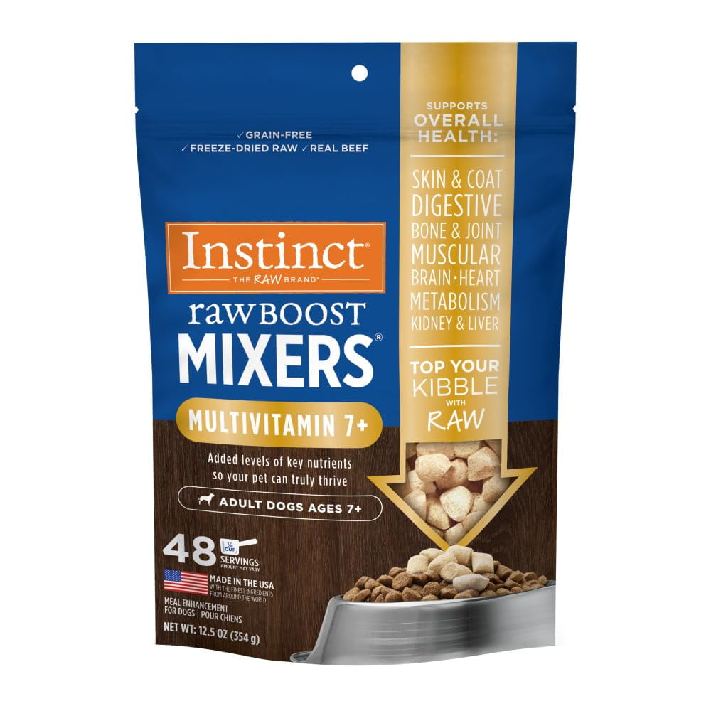 Instinct Raw Boost Mixers, Freeze Dried Dog- Food Topper, Grain Free ...