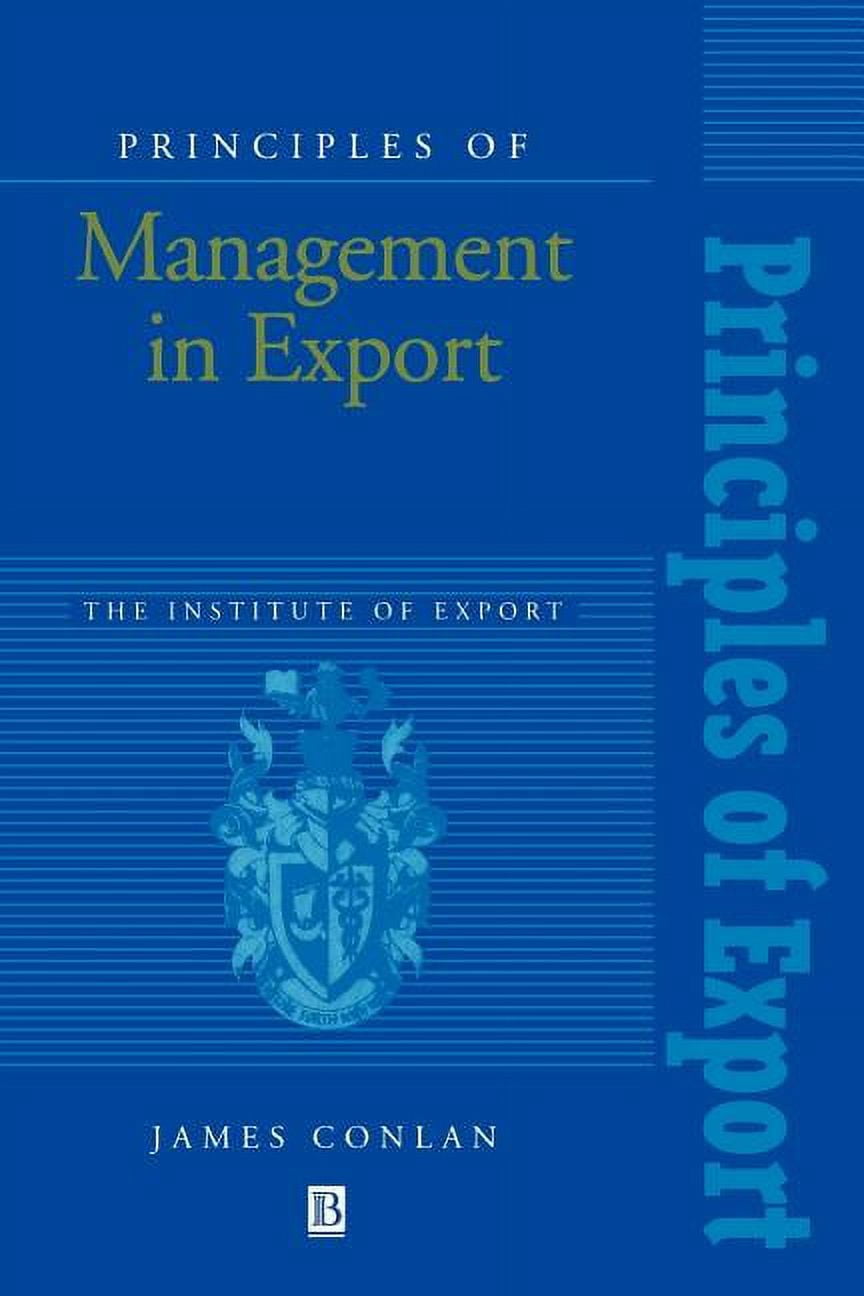 Institute Of Export Principles Of Management In Export The Institute