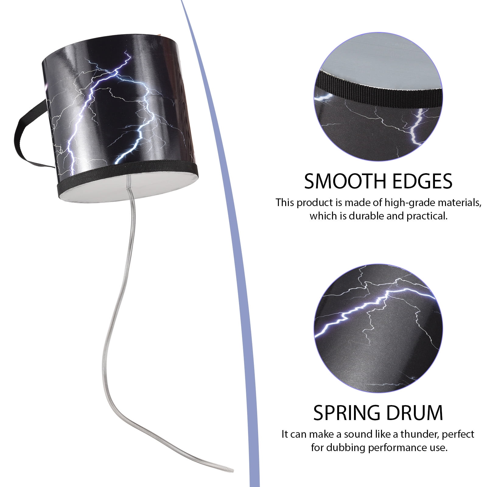 Instrument 6 Inch Spring Drum Thunder Drum Sound Effect Instrument ...