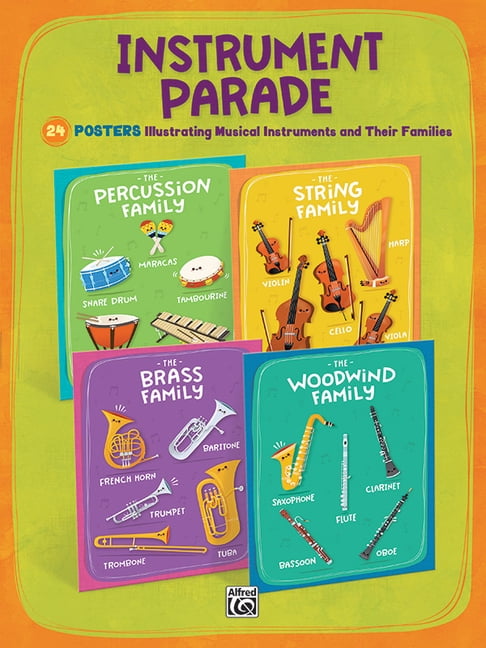 Instrument Parade: 24 Posters Illustrating Musical Instruments and ...