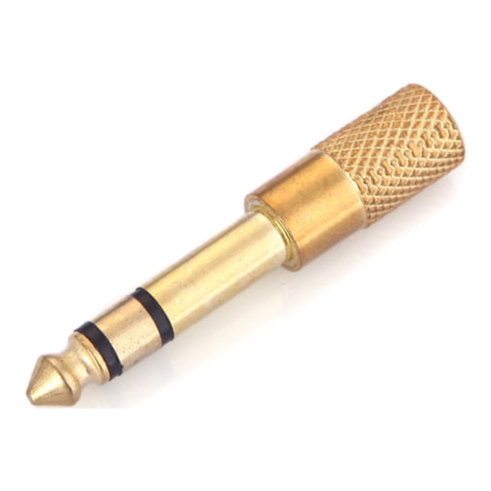 Instrument audio output converter head,Male 3.5mm Female 6.5mm Male 3 ...