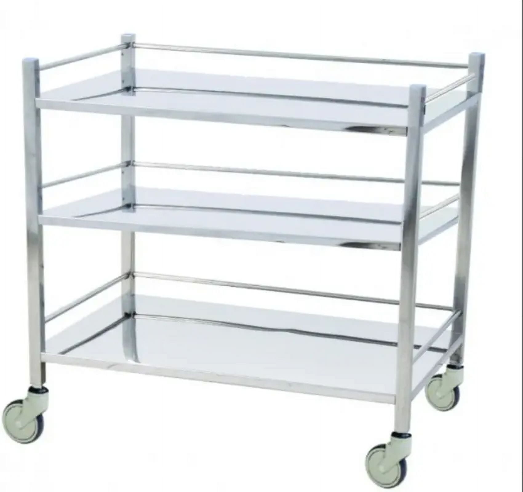 Instrument trolley-3 shelves- Stainless steel - Walmart.com