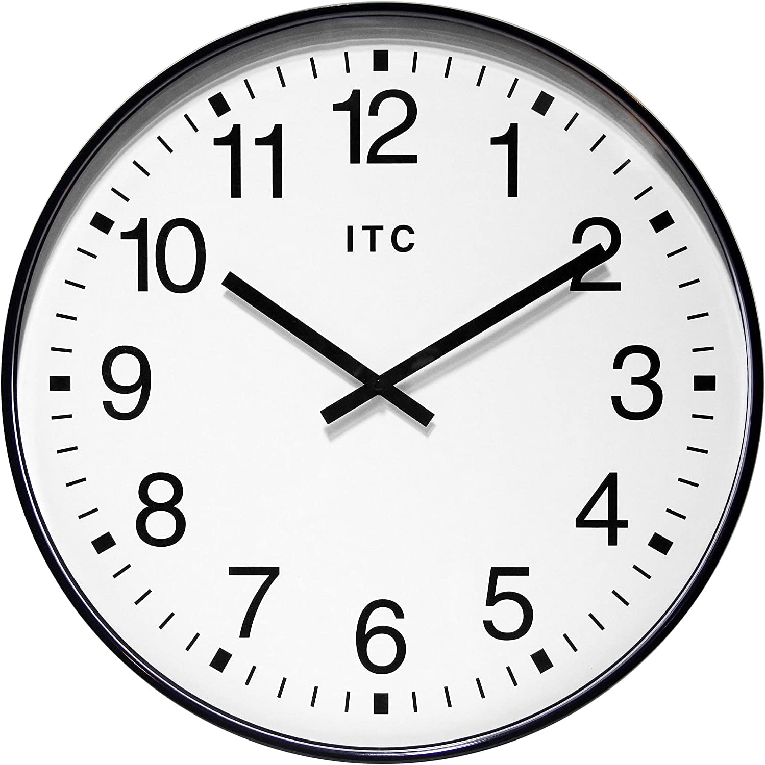 Instruments 19 inch Large Round Non-Ticking Silent Battery Operated ...
