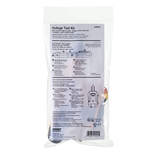 Instruments STK001 Non-Contact Voltage Tester (VD6504) & GFCI Outlet ...