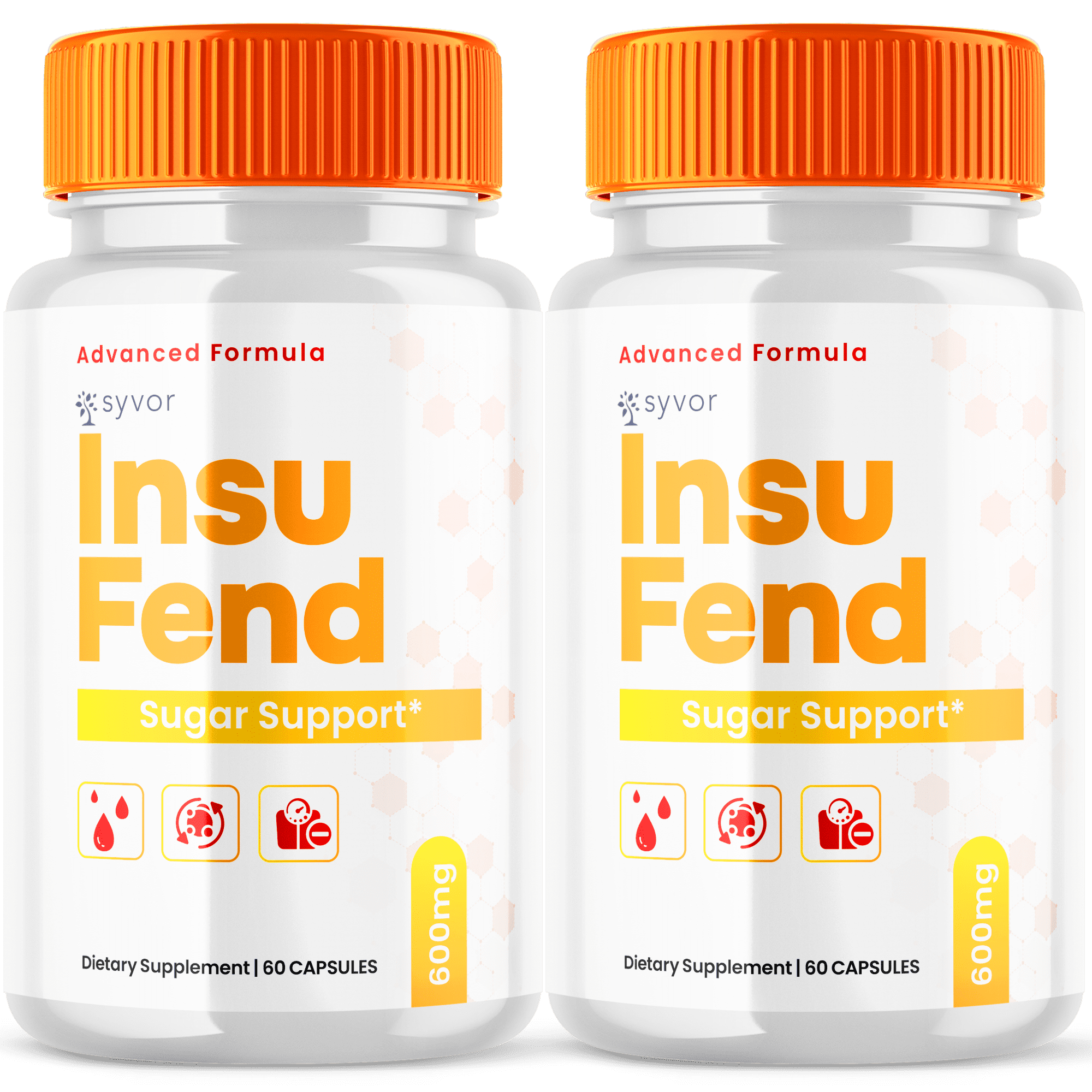 InsuFend Pills Advanced Balance Support Supplement Natural Formula 120 ...