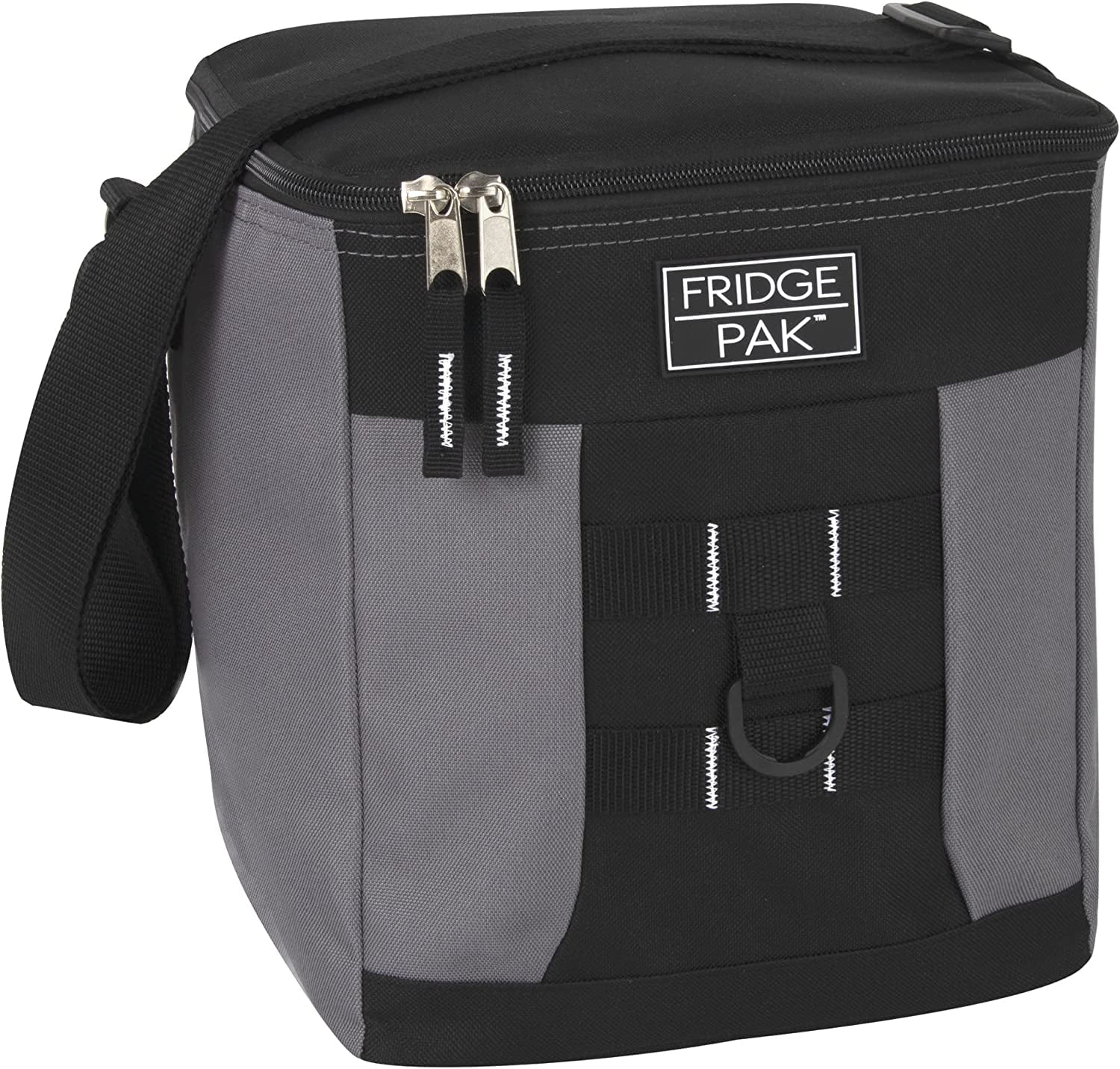 Fridge Pak 18 Can Soft-Sided Cooler Bag with External Straps, Grey ...