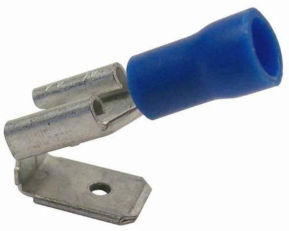 Insulated .250" Piggyback Quick Disconnect 16-14 AWG (Blue) - 100 Per ...