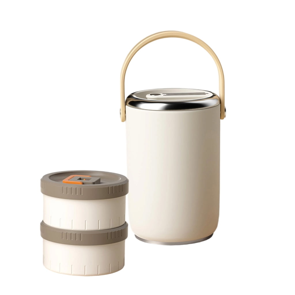 Insulated 304 Nonrust Steel Food Container Multiple Compartment Thermal ...
