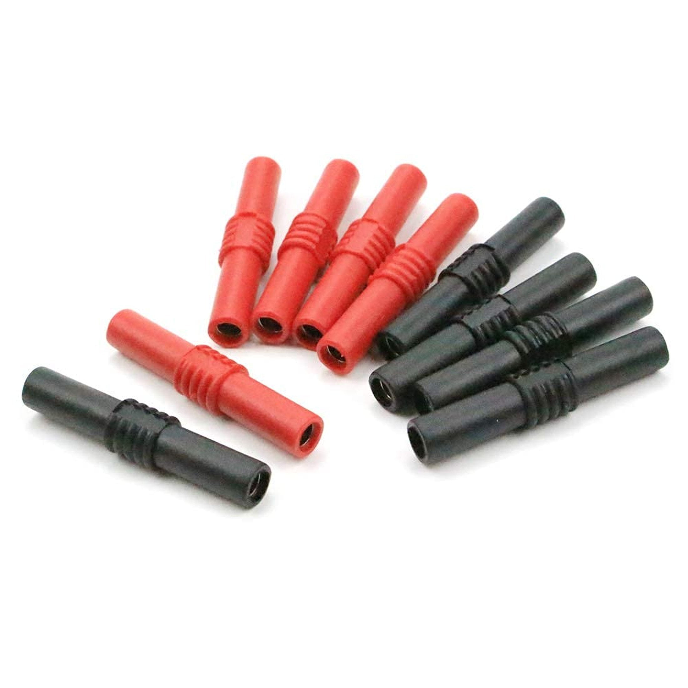 Insulated 4mm Banana Jack Female Coupler Connectors Set of 10 - Walmart.com