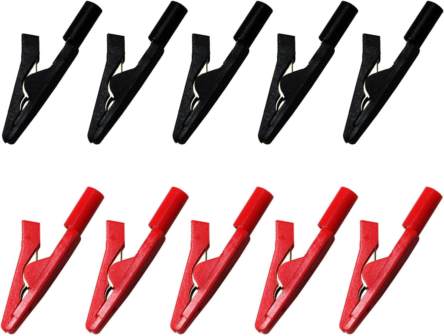Insulated Alligator Clip 10PCS B Metal Alligator Clips Electrical Test ...