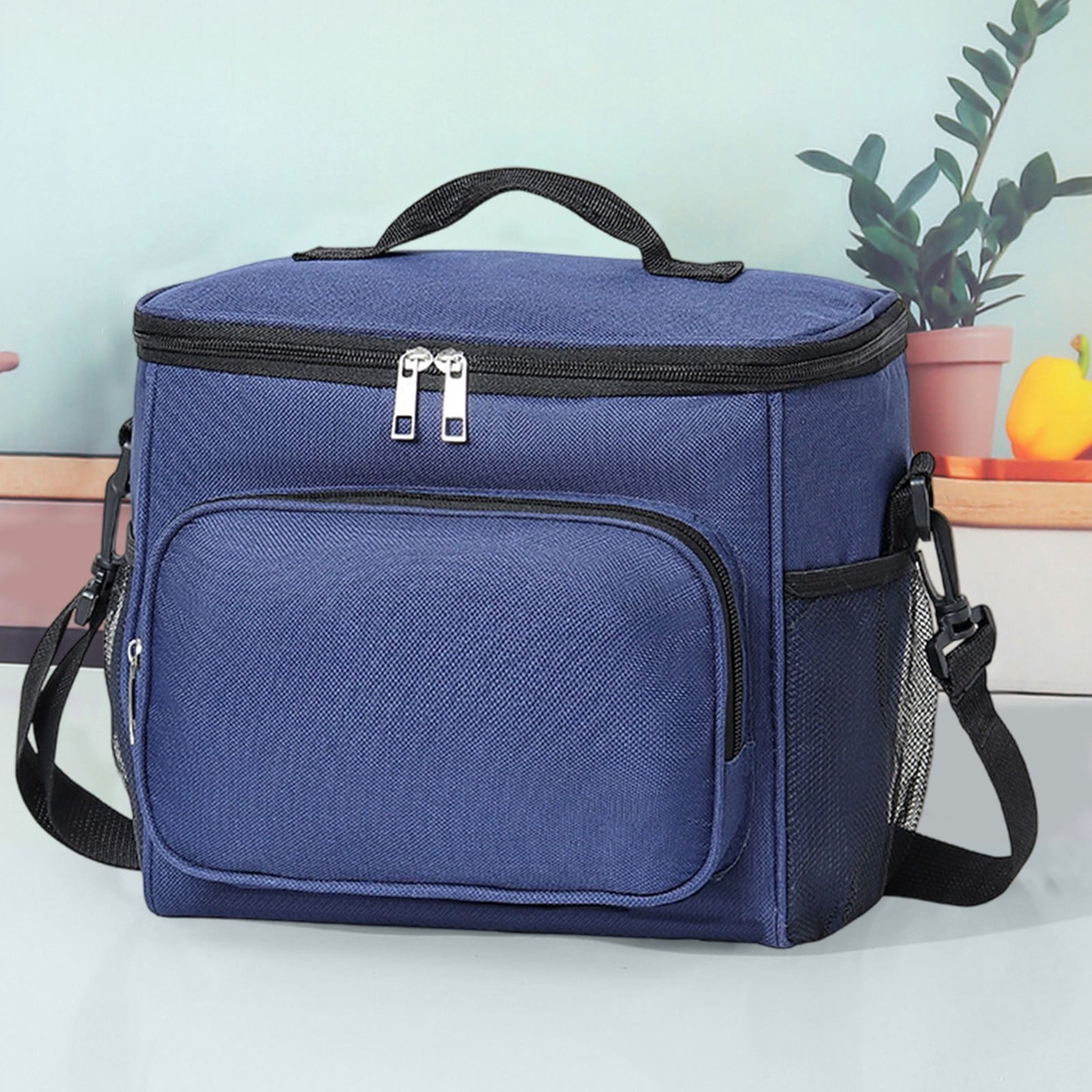 Insulated Aluminum Foil Lunch Tote Bag | Large Capacity 26x24x17cm ...