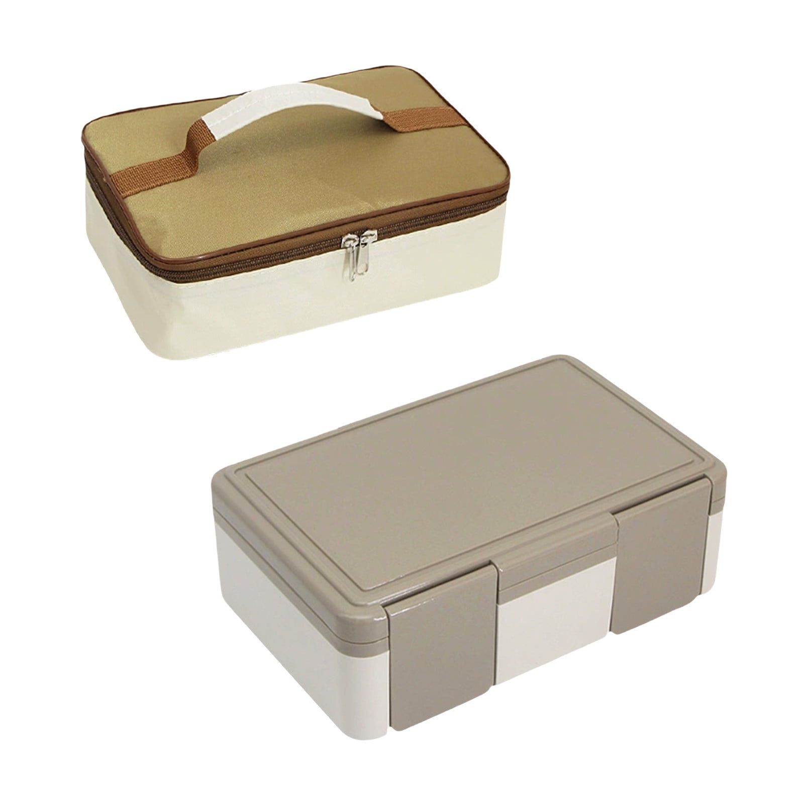 Insulated Bag Student Compartment Lunch Box Lunch Box Microwave Oven ...