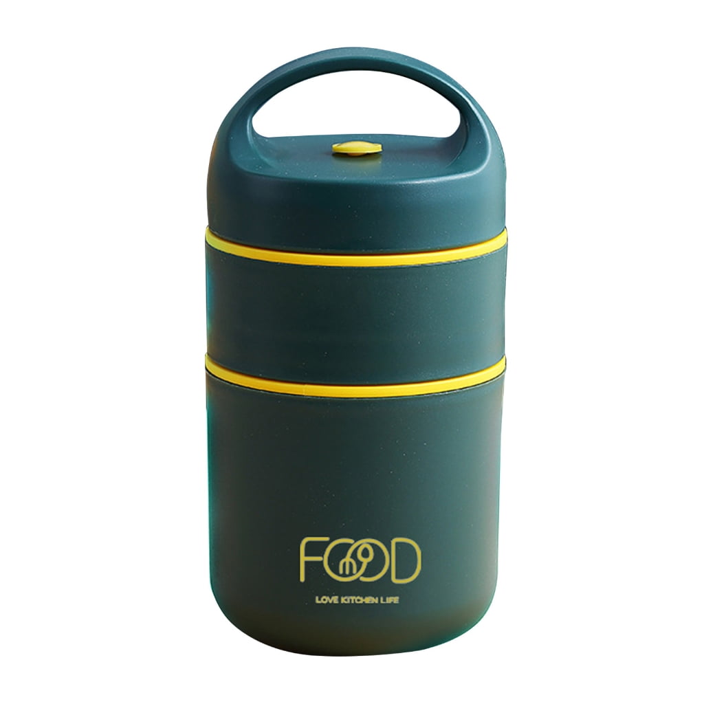 Insulated Bento Box Lunch Box Thermal-Bento Stackable Food Container ...