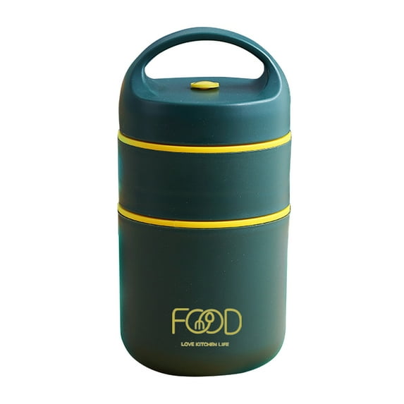 Insulated Bento Box Lunch Box Thermal-Bento Stackable Food Container ...