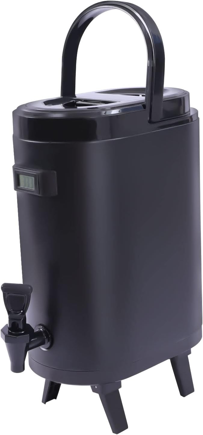 Insulated Beverage Dispenser, 10 L/2.64 Gallon Insulated Thermal Hot ...