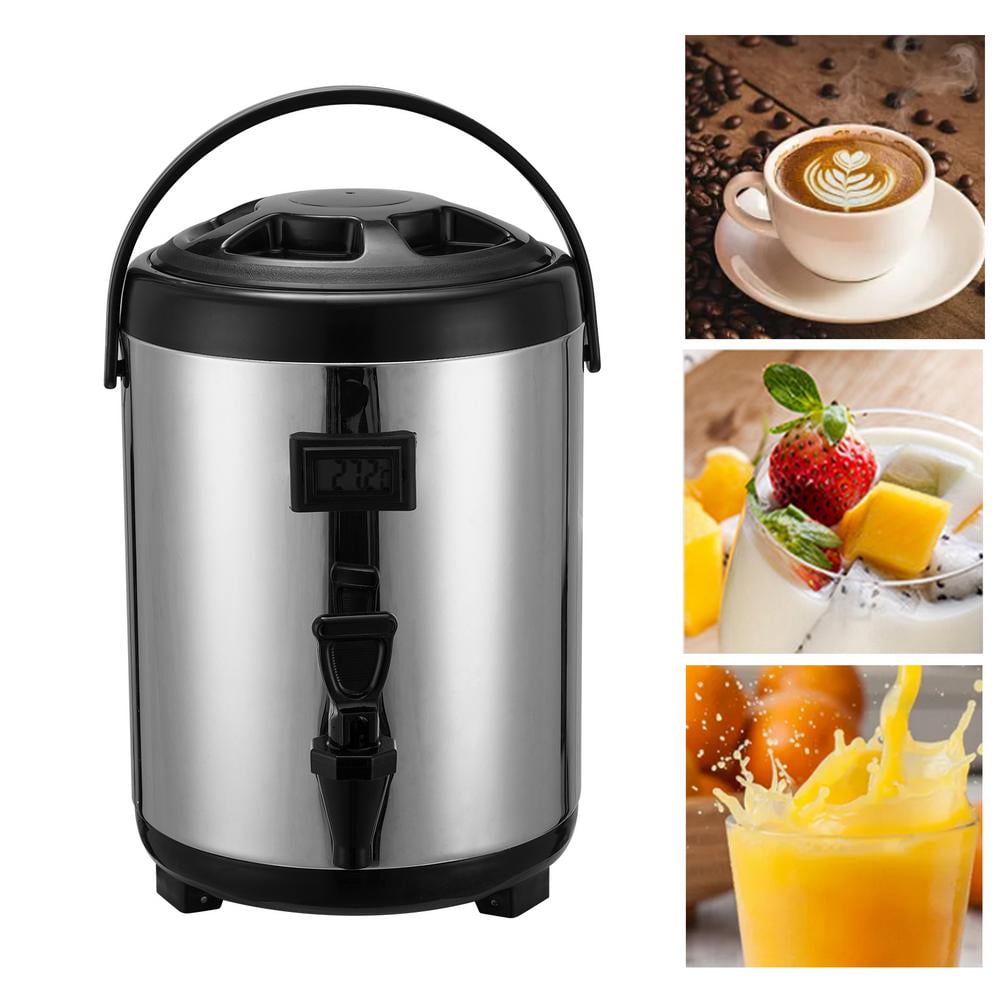 Insulated Beverage Dispenser | 12L Stainless Steel Thermal Carafe Pot ...
