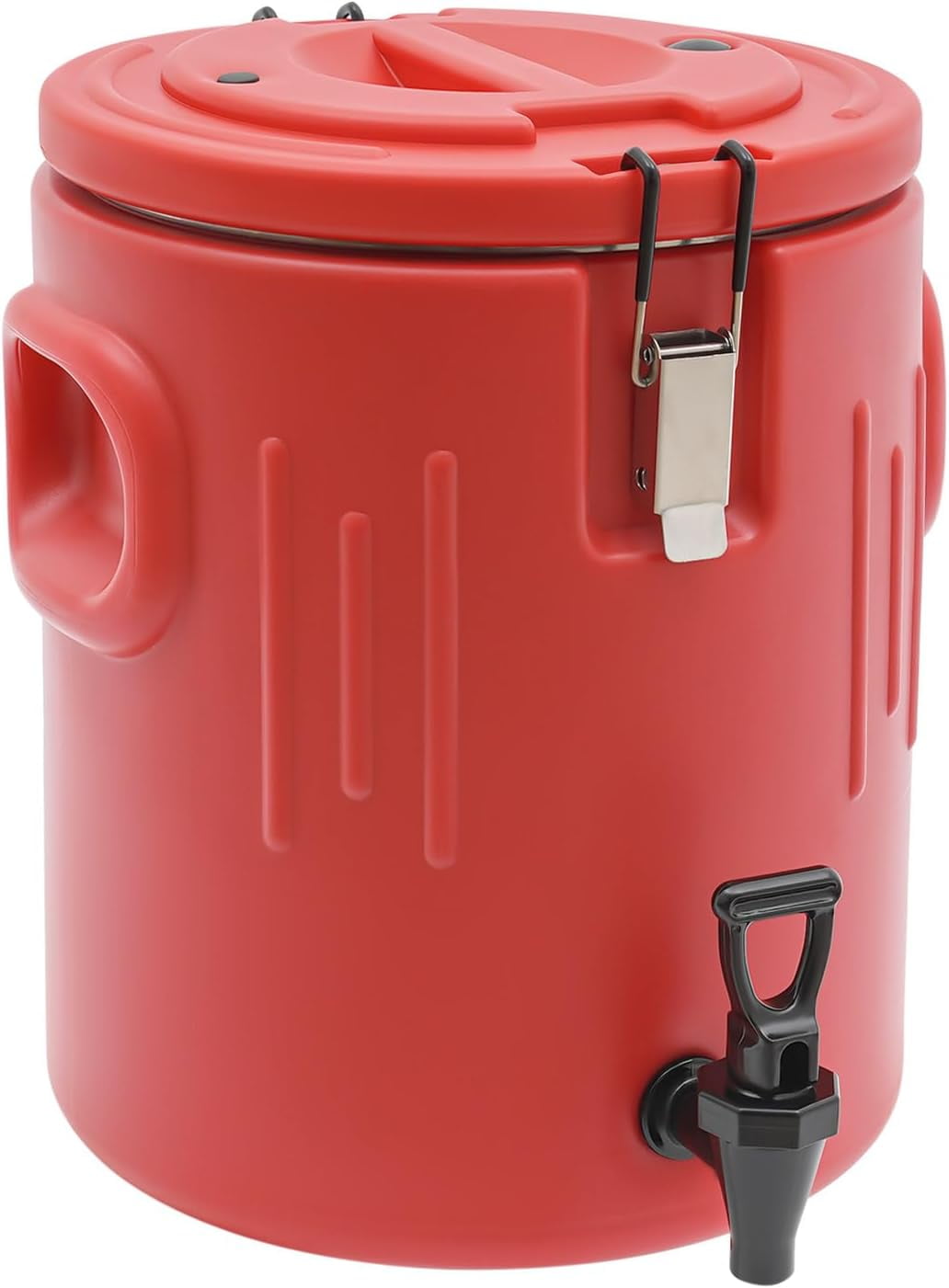 Insulated Beverage Dispenser - 21Qt Stainless Steel Hot and Cold ...