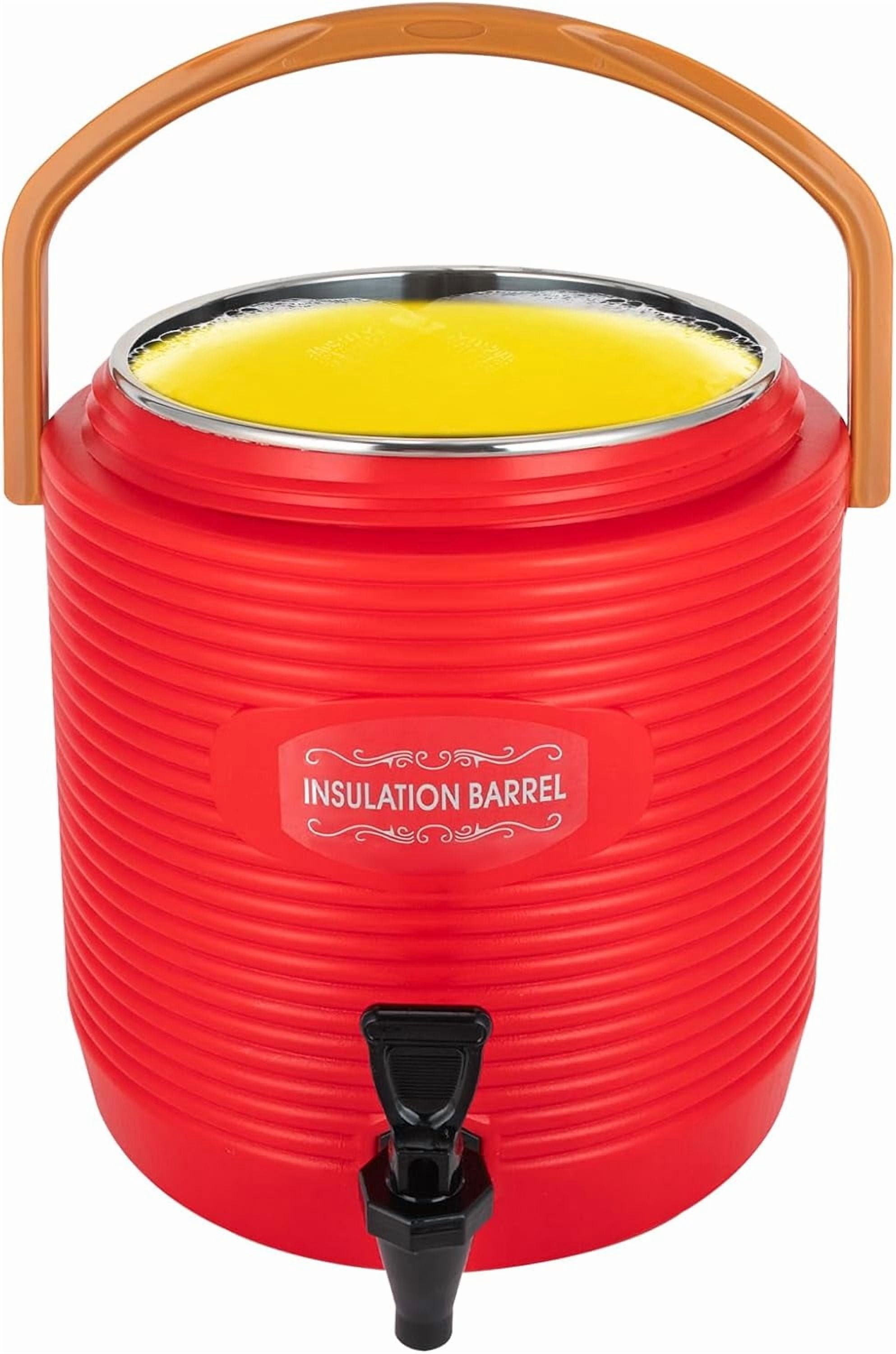 Insulated Beverage Dispenser 3 Gallon Ice and Hot Drink Dispenser with ...