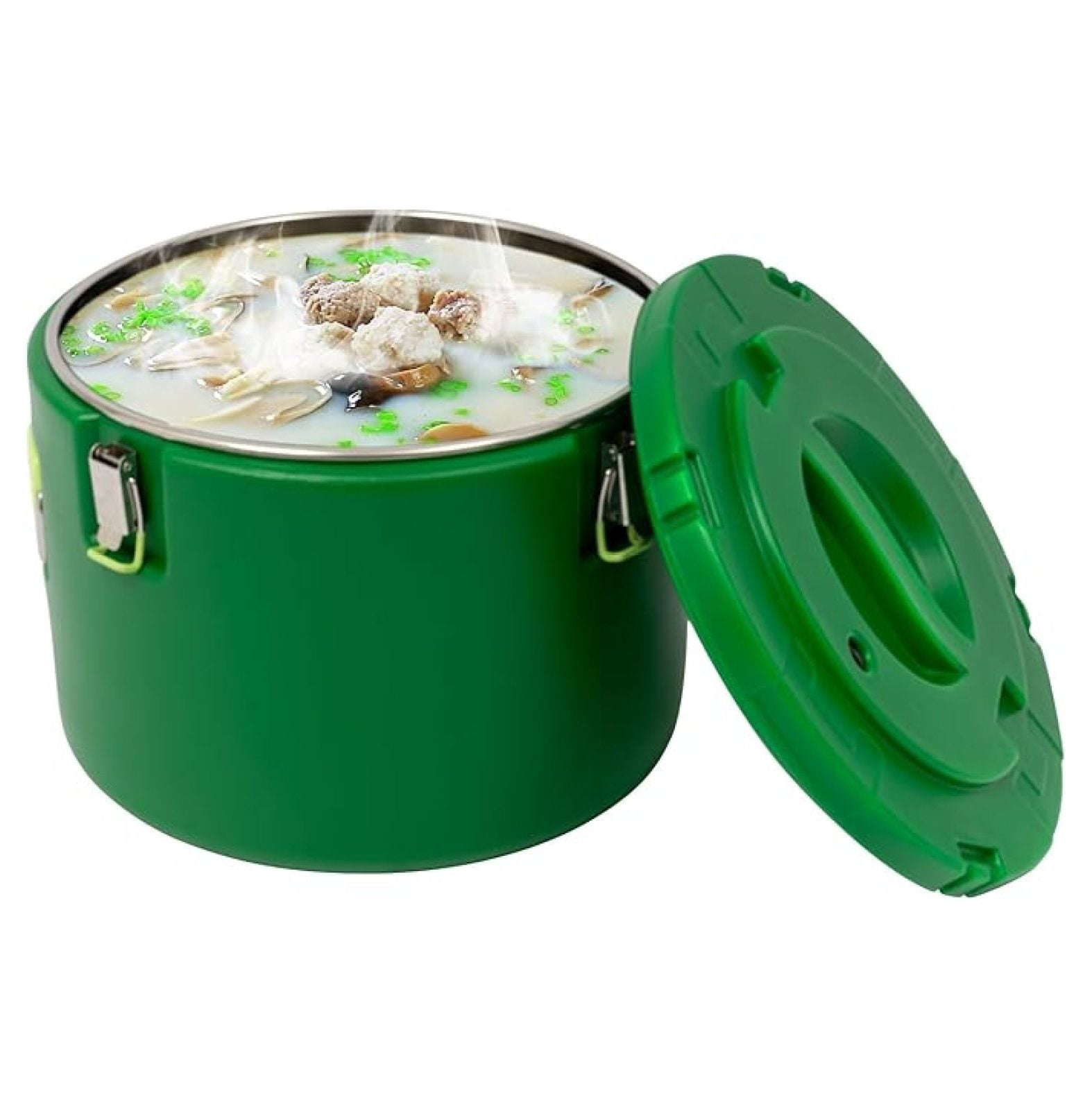 Insulated Beverage Dispenser, 30L/7.9Gal Camping Cooler Chiller Soup ...