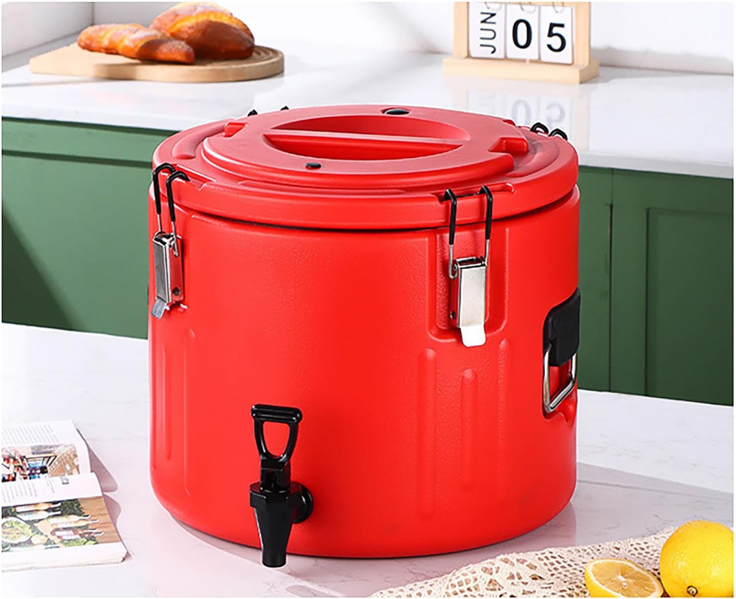 Insulated Beverage Dispenser 5 Gallon Portable Beverage Cooler with ...