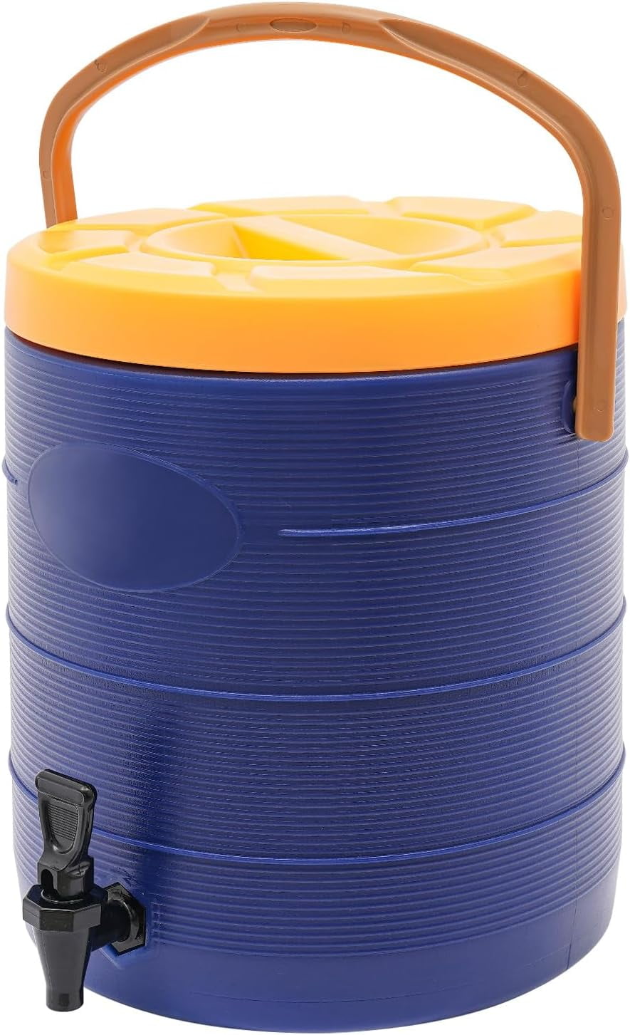 Insulated Beverage Dispenser 6.6gal, Ice and Hot Drink Dispenser with ...