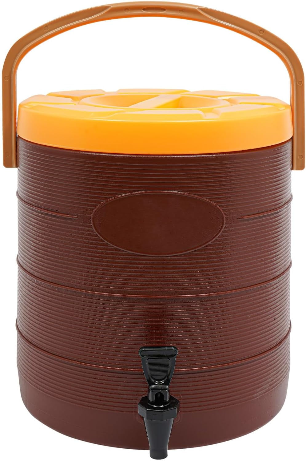 Insulated Beverage Dispenser 6.6gal, Ice and Hot Drink Dispenser with ...