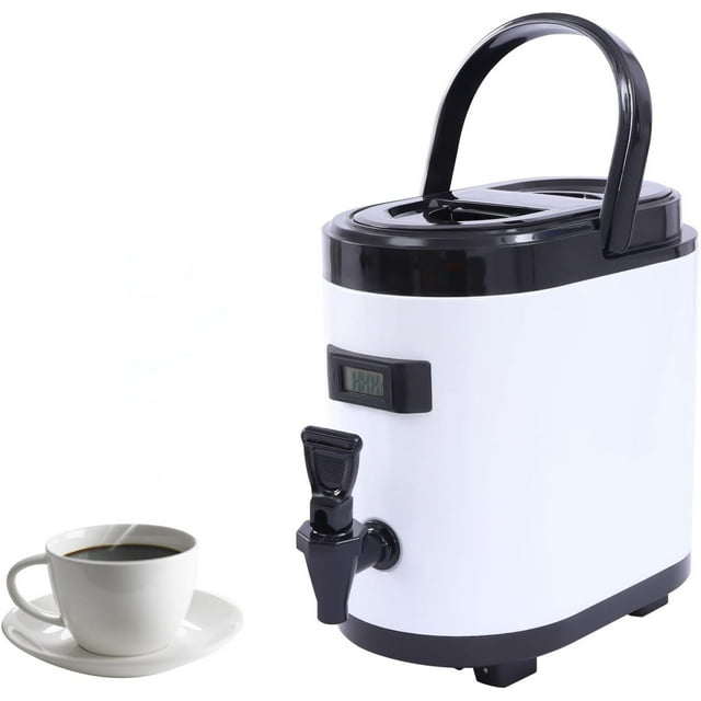 Insulated Beverage Dispenser Iced and Hot Beverage Server Dispenser ...