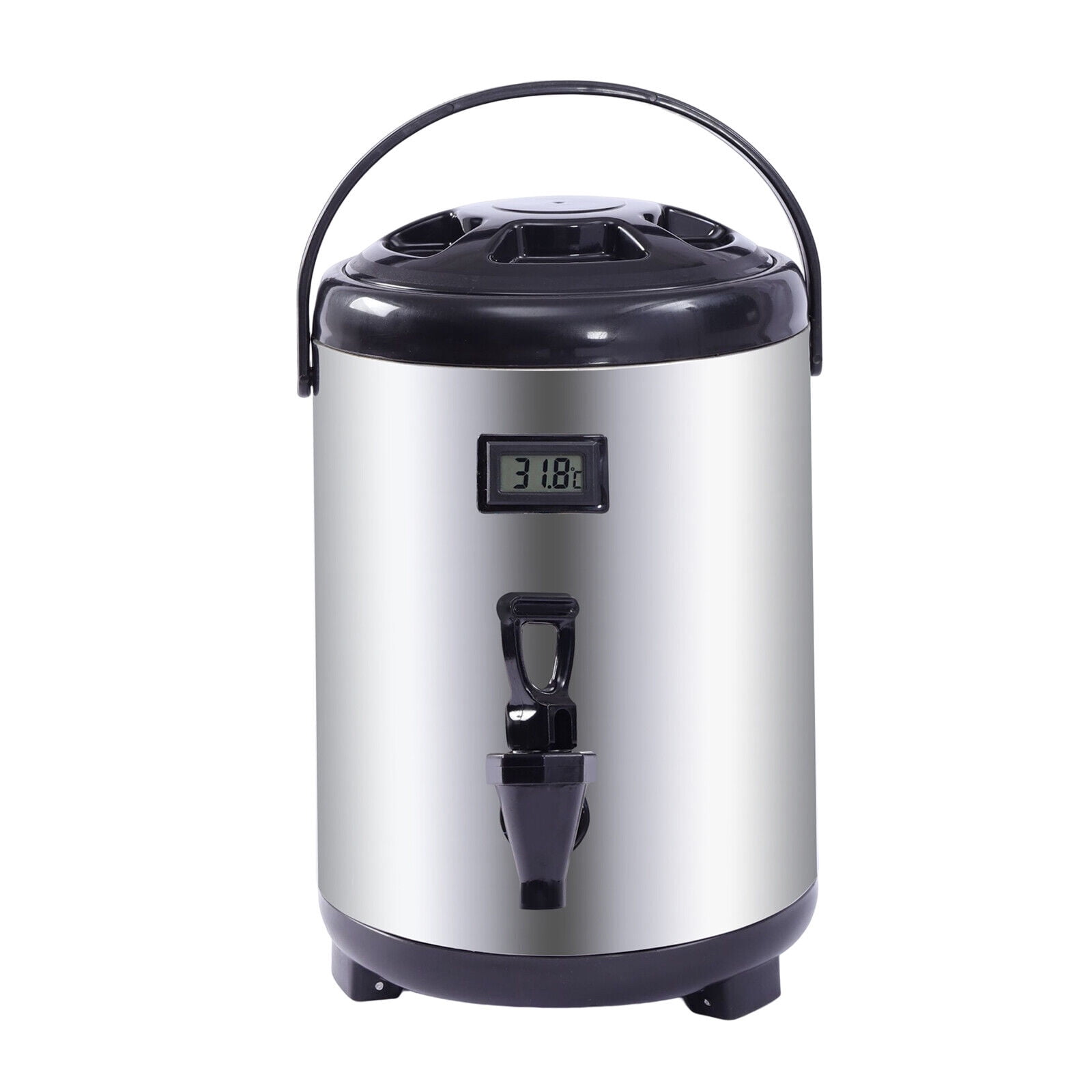 Insulated Beverage Dispenser with Spigot,2.1 gal Food Grade Stainless ...