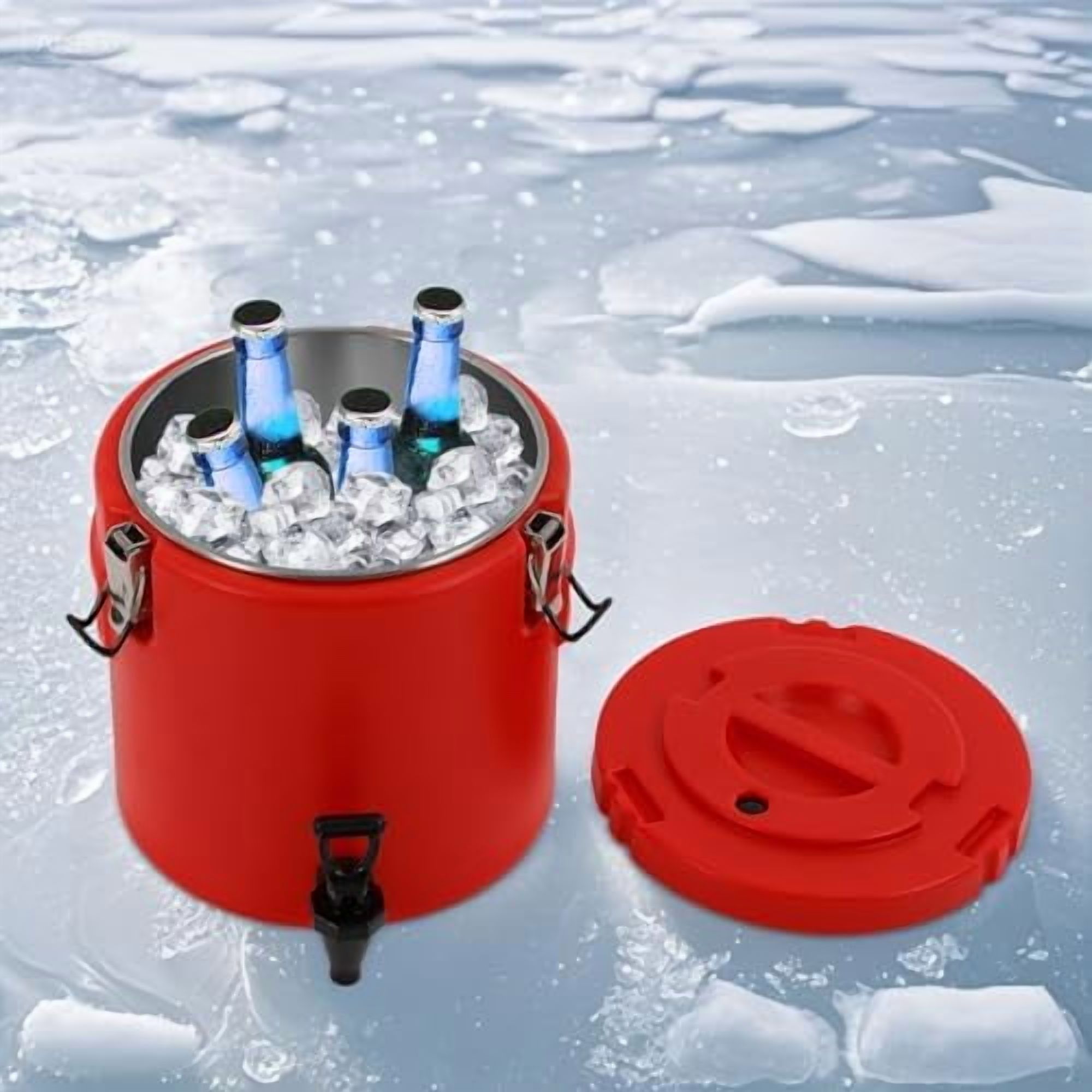 Insulated Beverage Dispensers 10L Stainless Steel Thermal Hot Cold ...