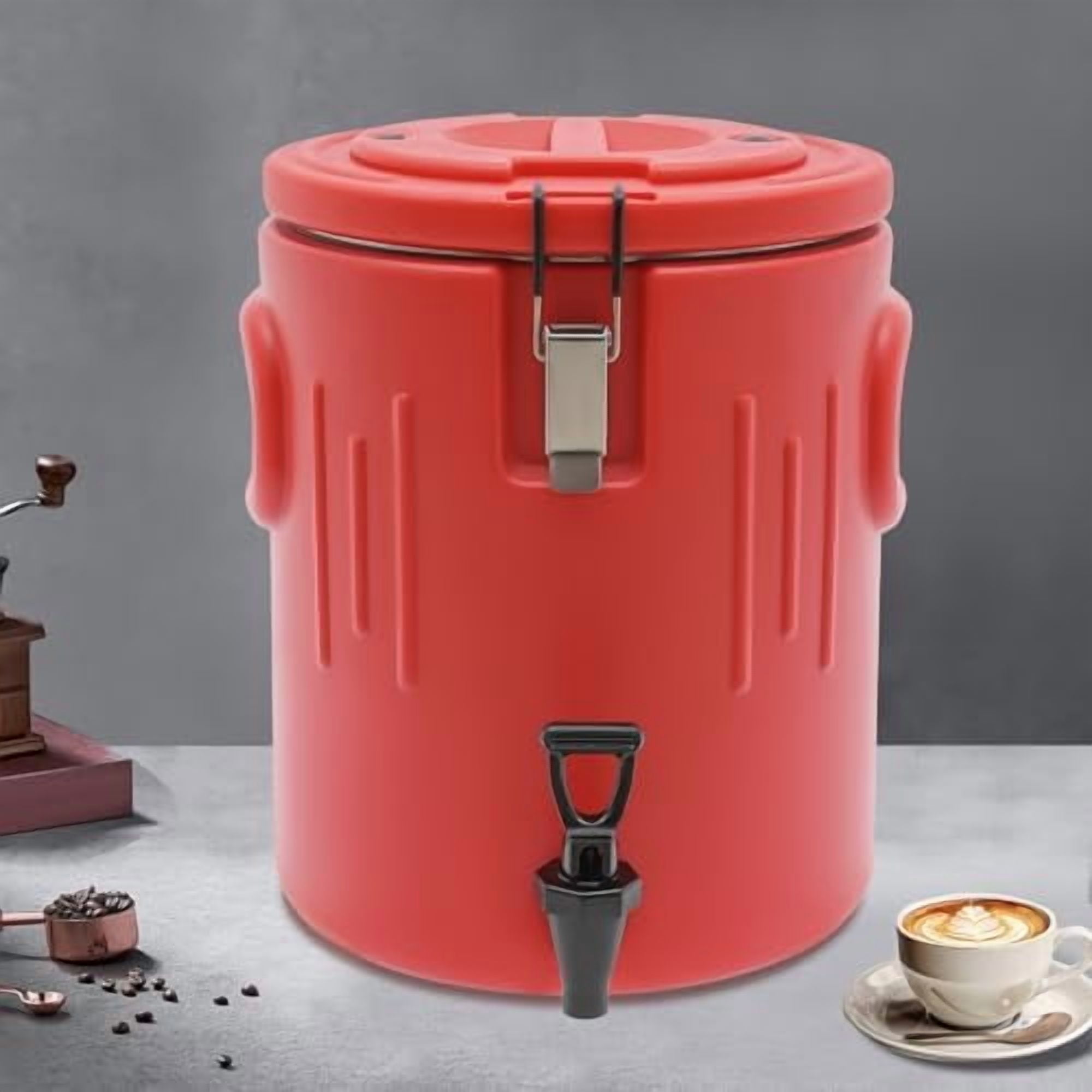 Insulated Beverage Dispensers 40L/10.57Gal Stainless Steel Thermal Hot & Cold Drink Dispenser ...