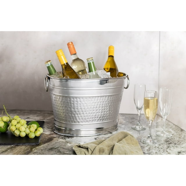 Insulated Beverage Tub for Parties Stainless Steel Drink Tub Cooler Ice ...