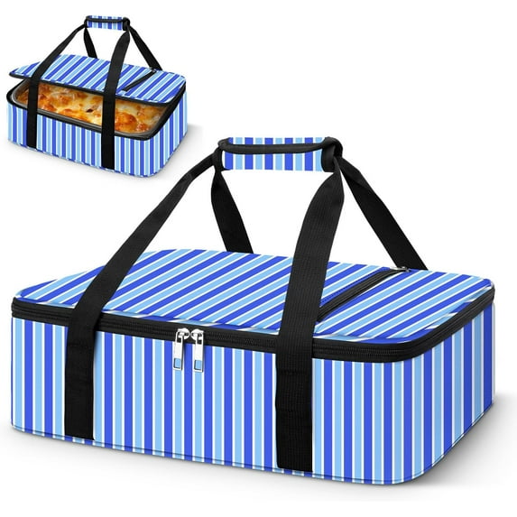 Insulated Casserole Carrier,Lasagna Lugger Tote Keeps Food Hot or Cold ...