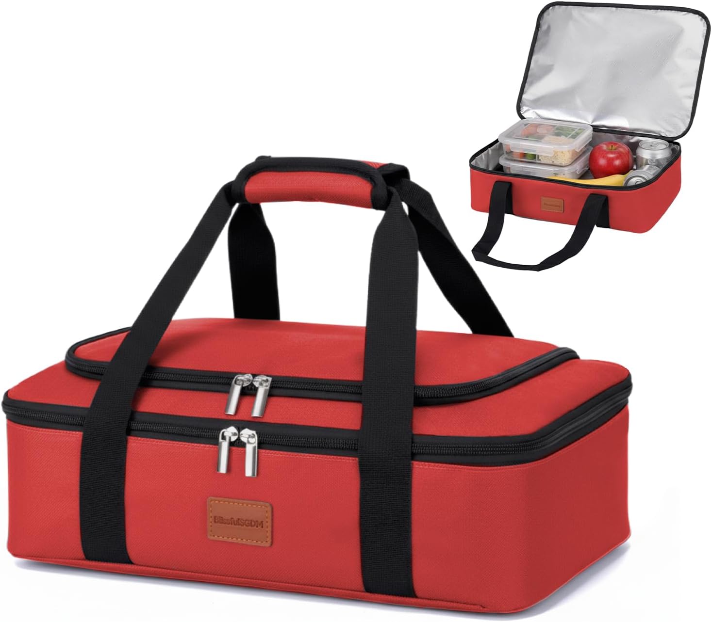 Insulated Casserole Carrier, Leakproof Carriers for Hot or Cold ...