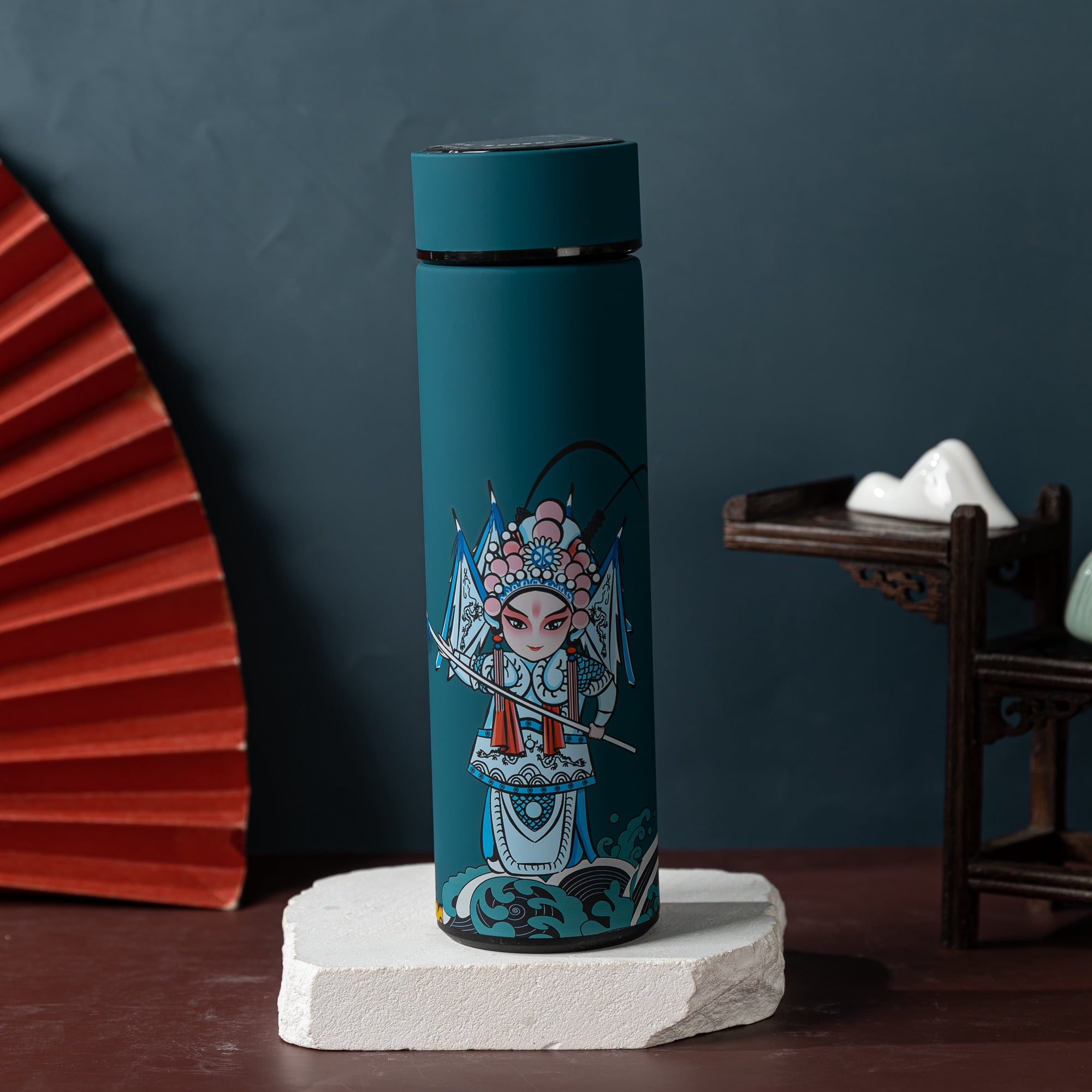 Insulated Coffee Tea Travel Thermos Mug Water Bottle with Removable ...