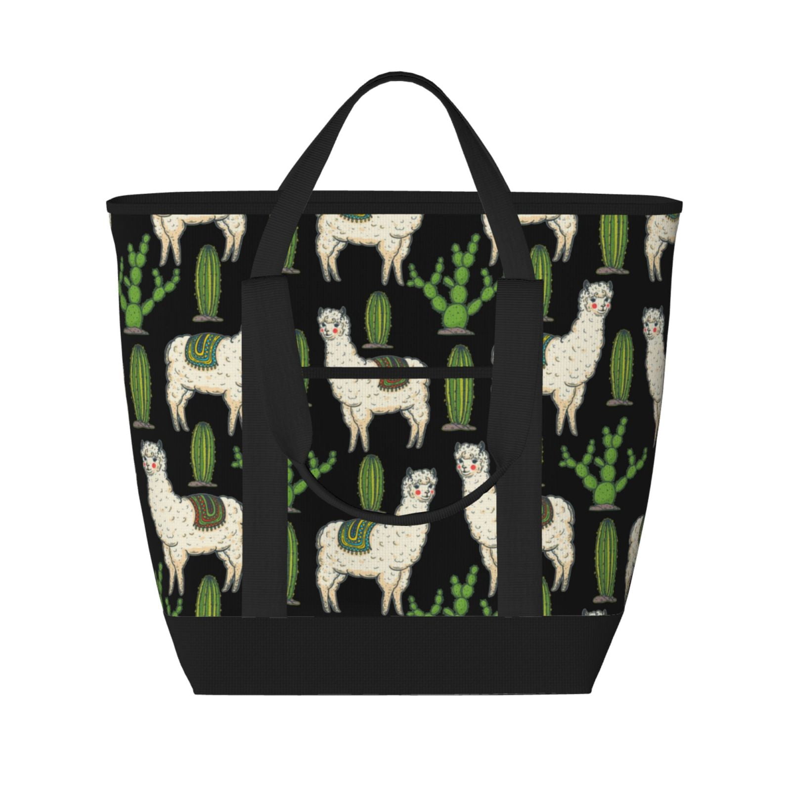 Insulated Cooler Bag - Alpaca Cute llamas cactus funny Large Freezer ...