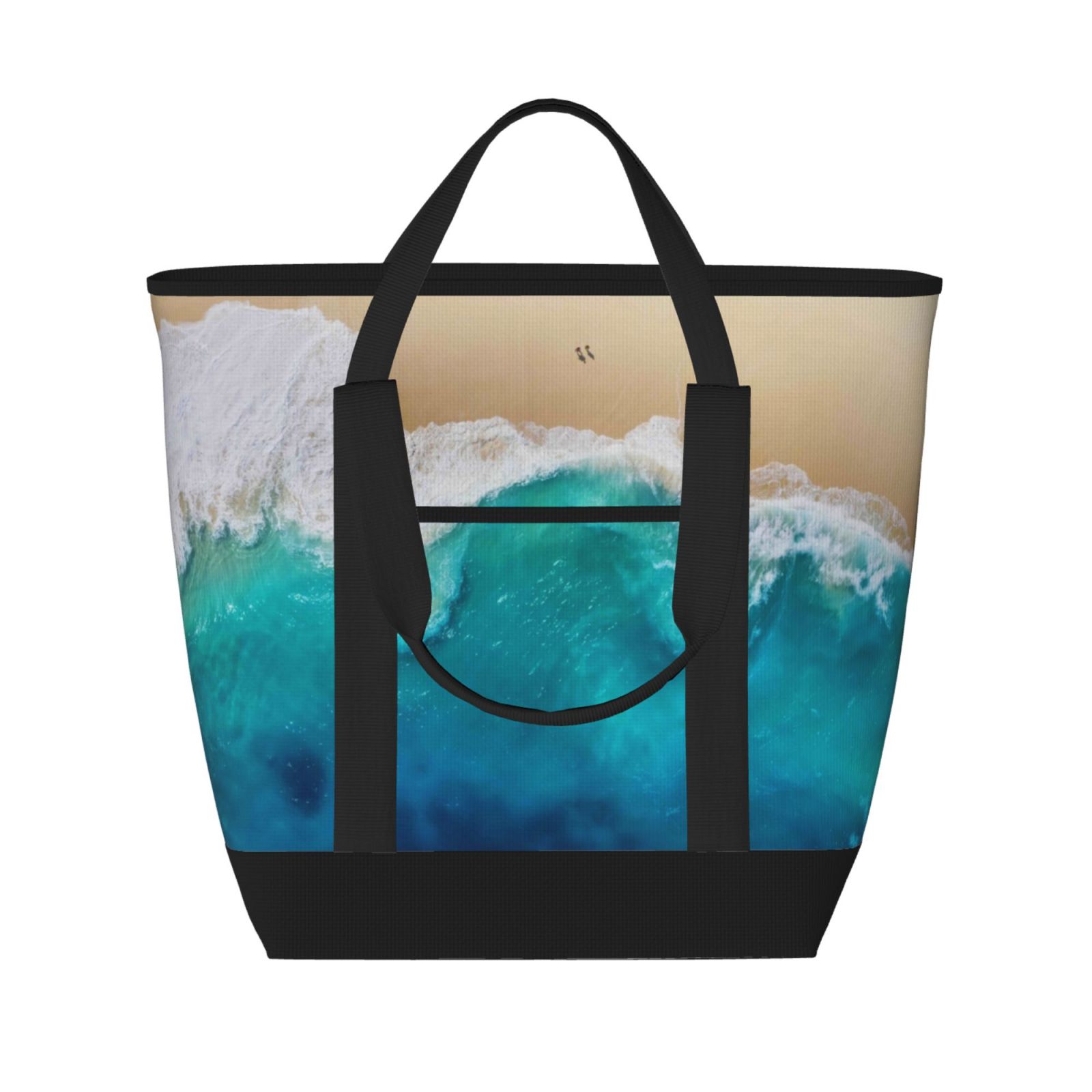 Insulated Cooler Bag Beach Large Cooler Tote Bags, Insulated Grocery ...