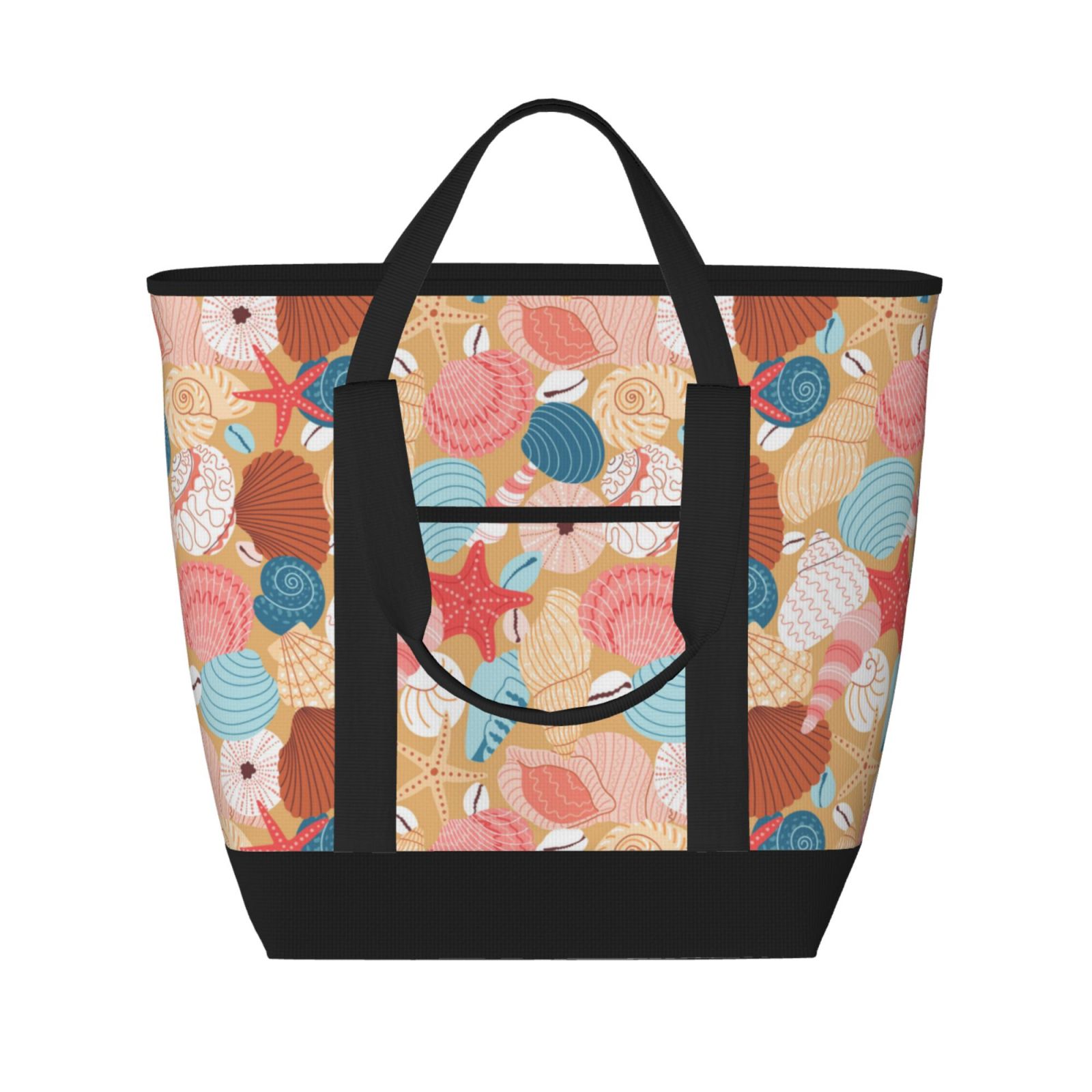 Insulated Cooler Bag - Brightly Colored Conch Large Freezer Cooler Tote ...