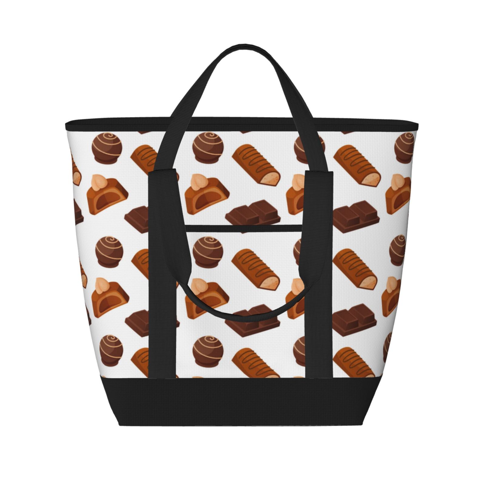 Insulated Cooler Bag - Chocolate Pattern No.9037 Large Freezer Cooler ...
