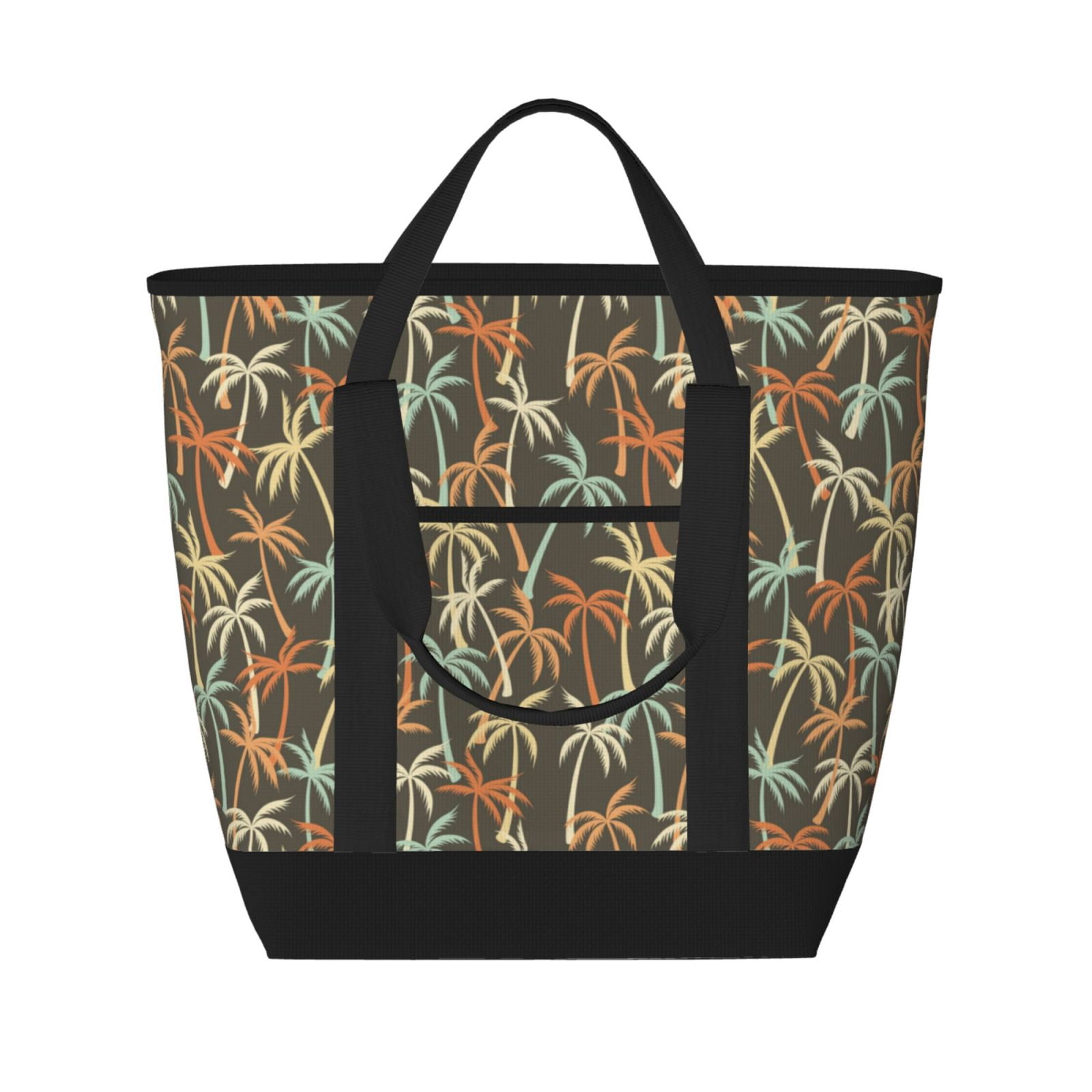 Insulated Cooler Bag - Coconutpalm tree pattern Large Freezer Cooler ...