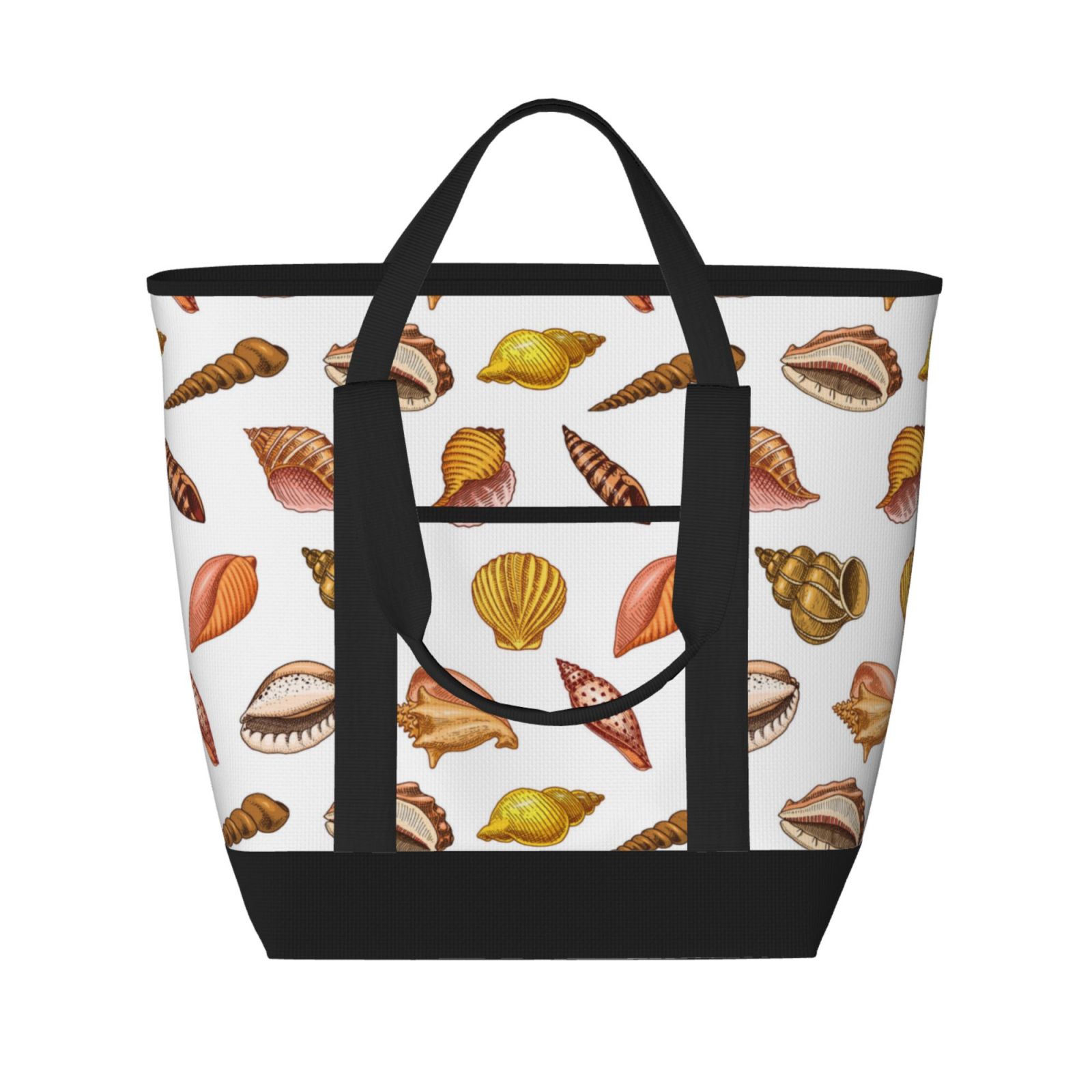 Insulated Cooler Bag - Conch Shells Print No.9025 Large Freezer Cooler ...