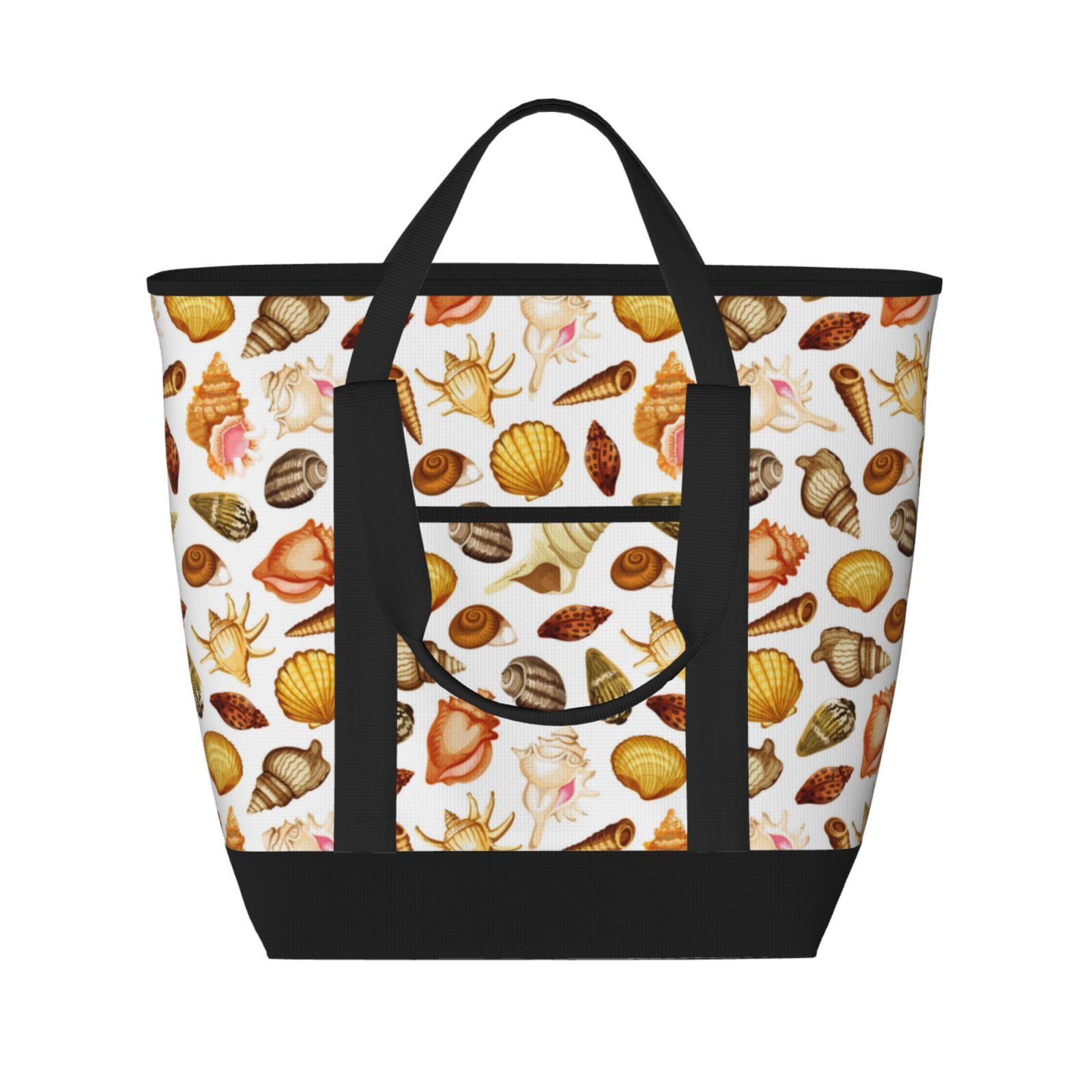 Insulated Cooler Bag, Conch Shells Print No.9029 Large Freezer Cooler ...