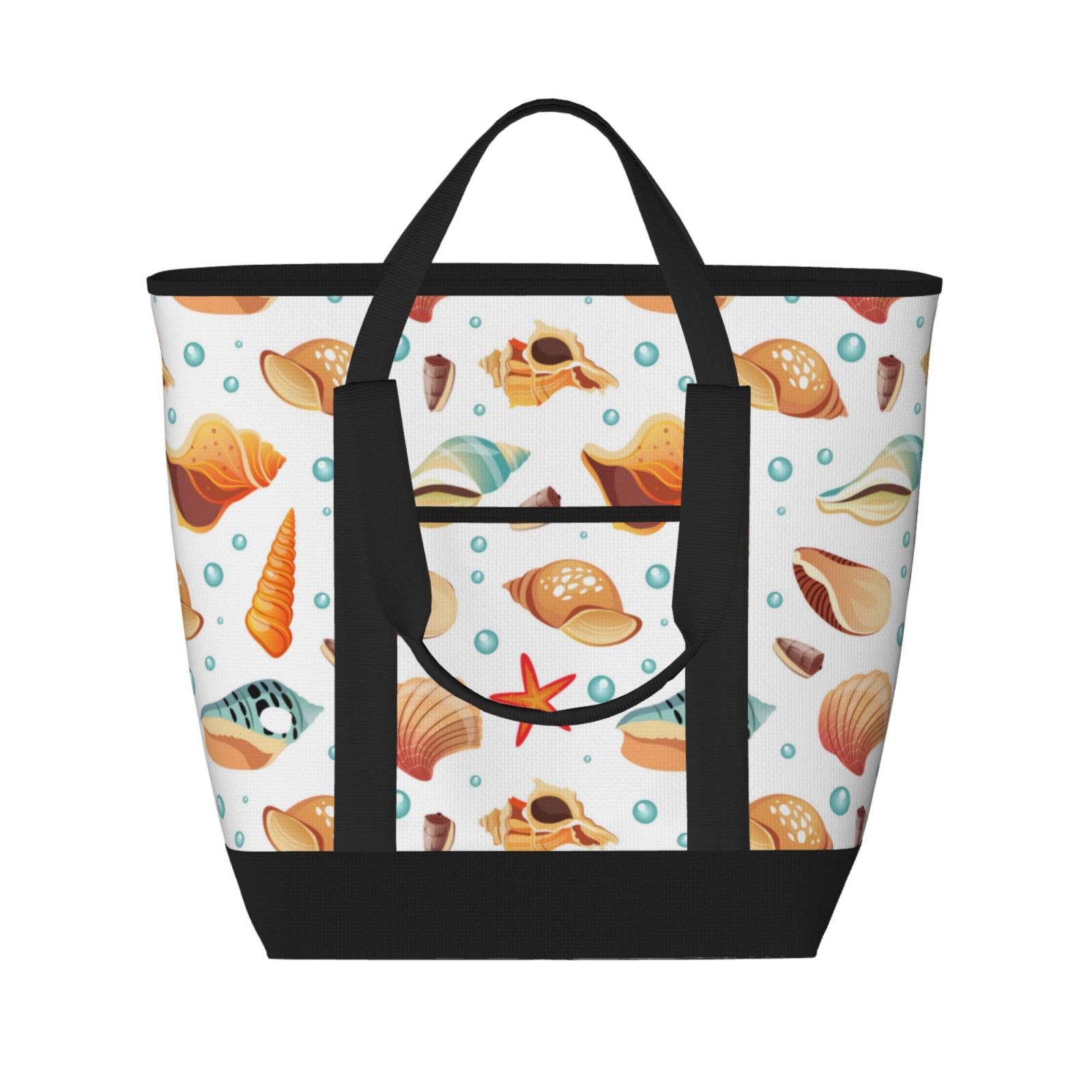 Insulated Cooler Bag - Conch Shells Print No.9033 Large Freezer Cooler ...