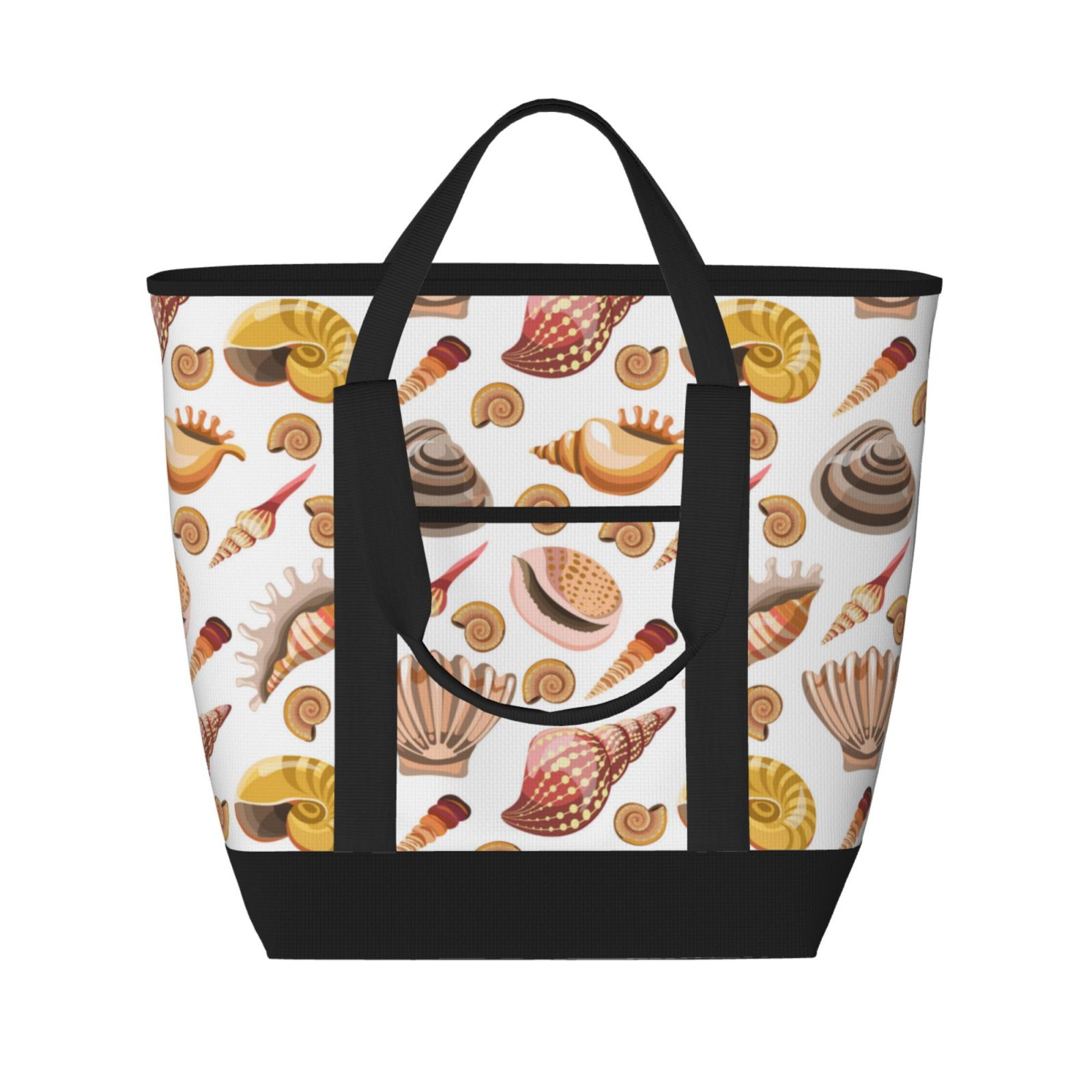 Insulated Cooler Bag - Conch Shells Print No.9045 Large Freezer Cooler ...