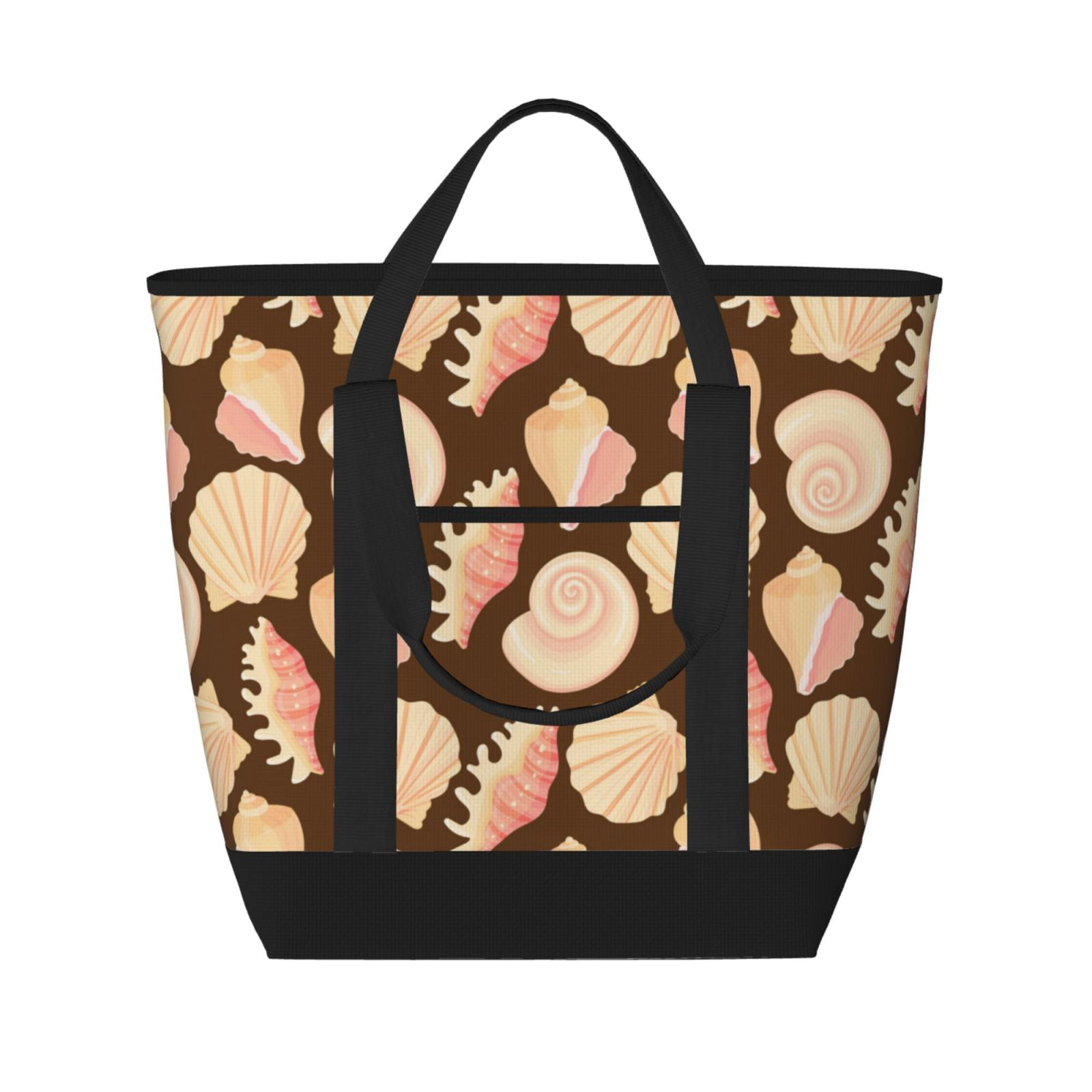 Insulated Cooler Bag - Conch Shells Print No.9052 Large Freezer Cooler ...