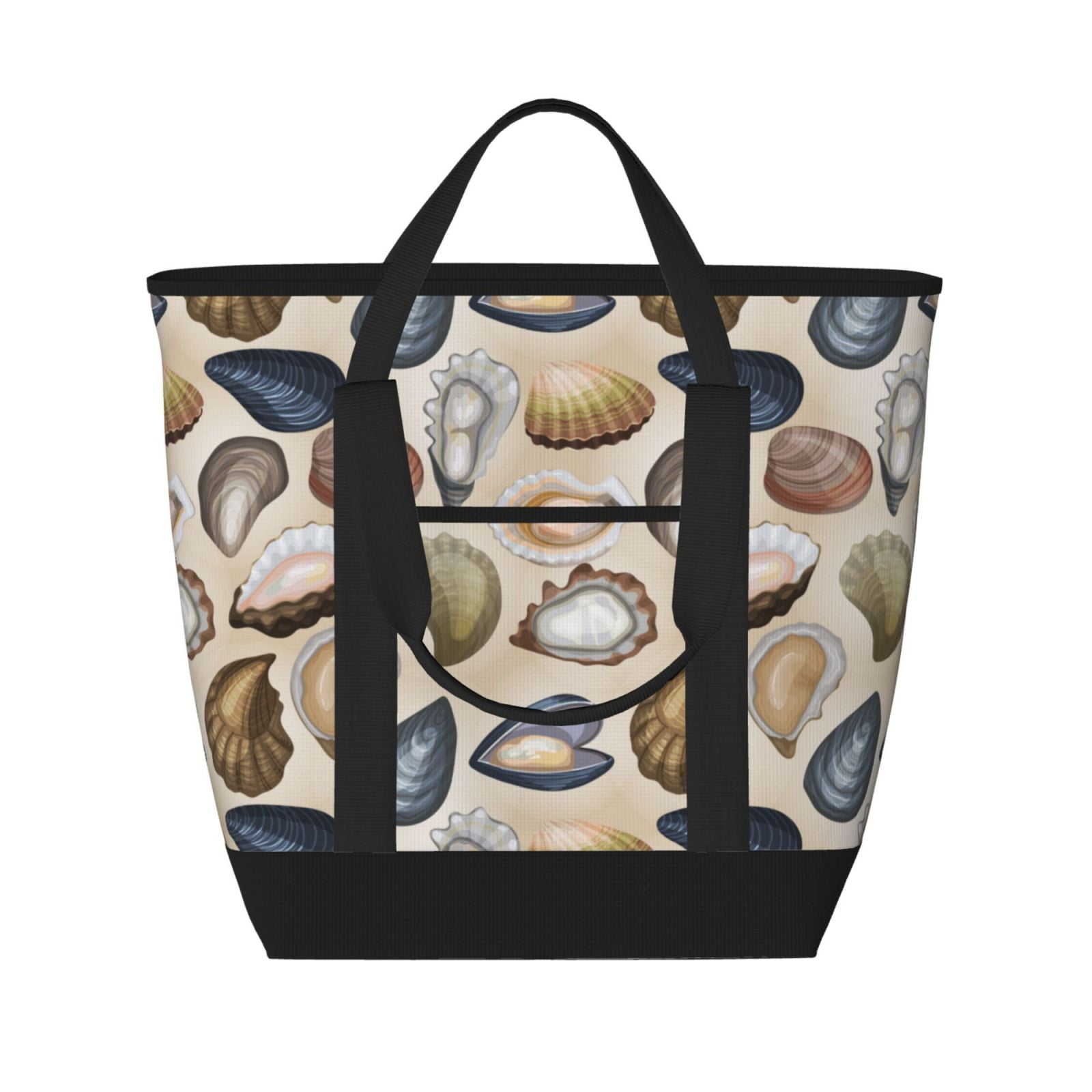Insulated Cooler Bag - Conch Shells Print No.9069 Large Freezer Cooler ...
