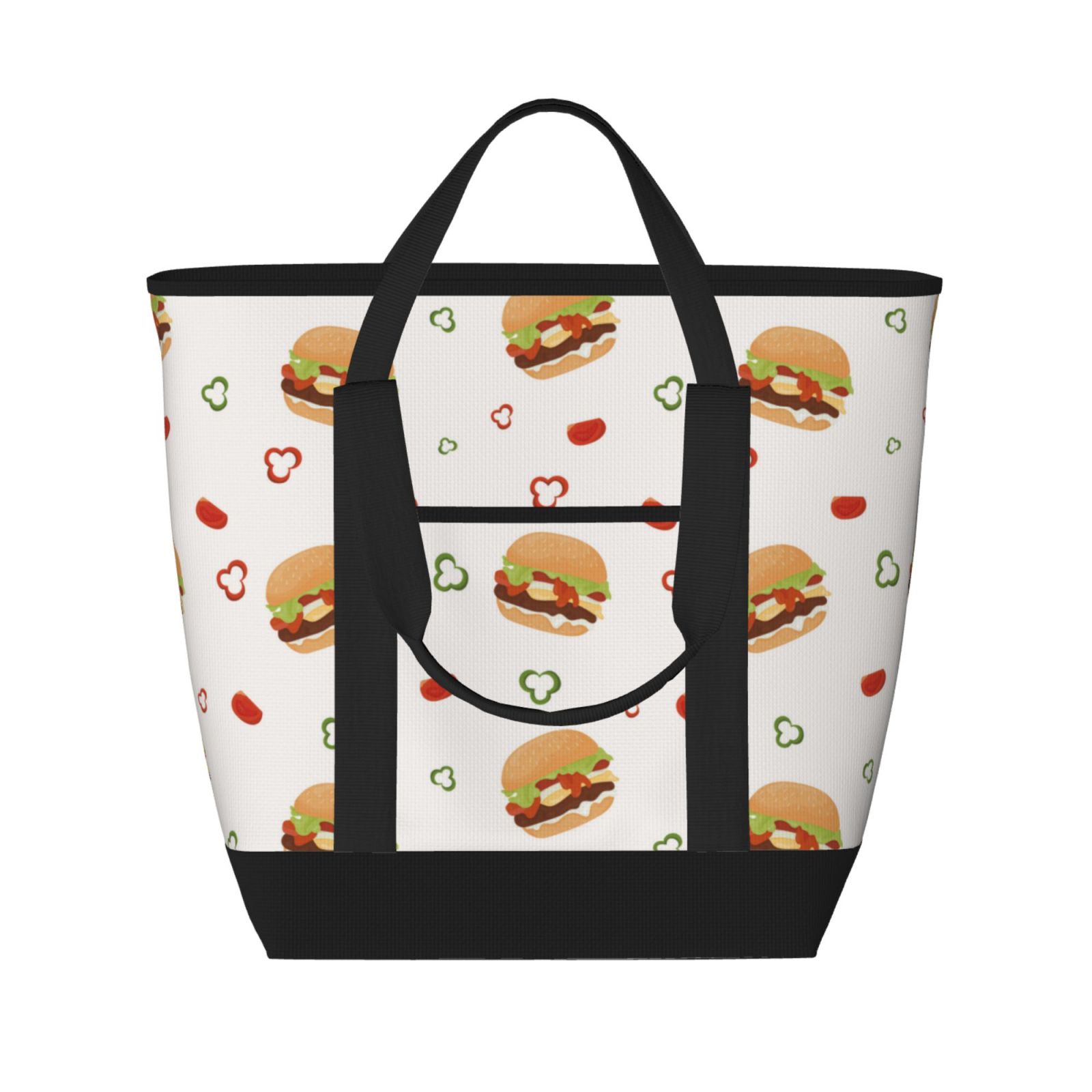 Insulated Cooler Bag - Cute Food Tomato Chili Large Freezer Cooler Tote ...