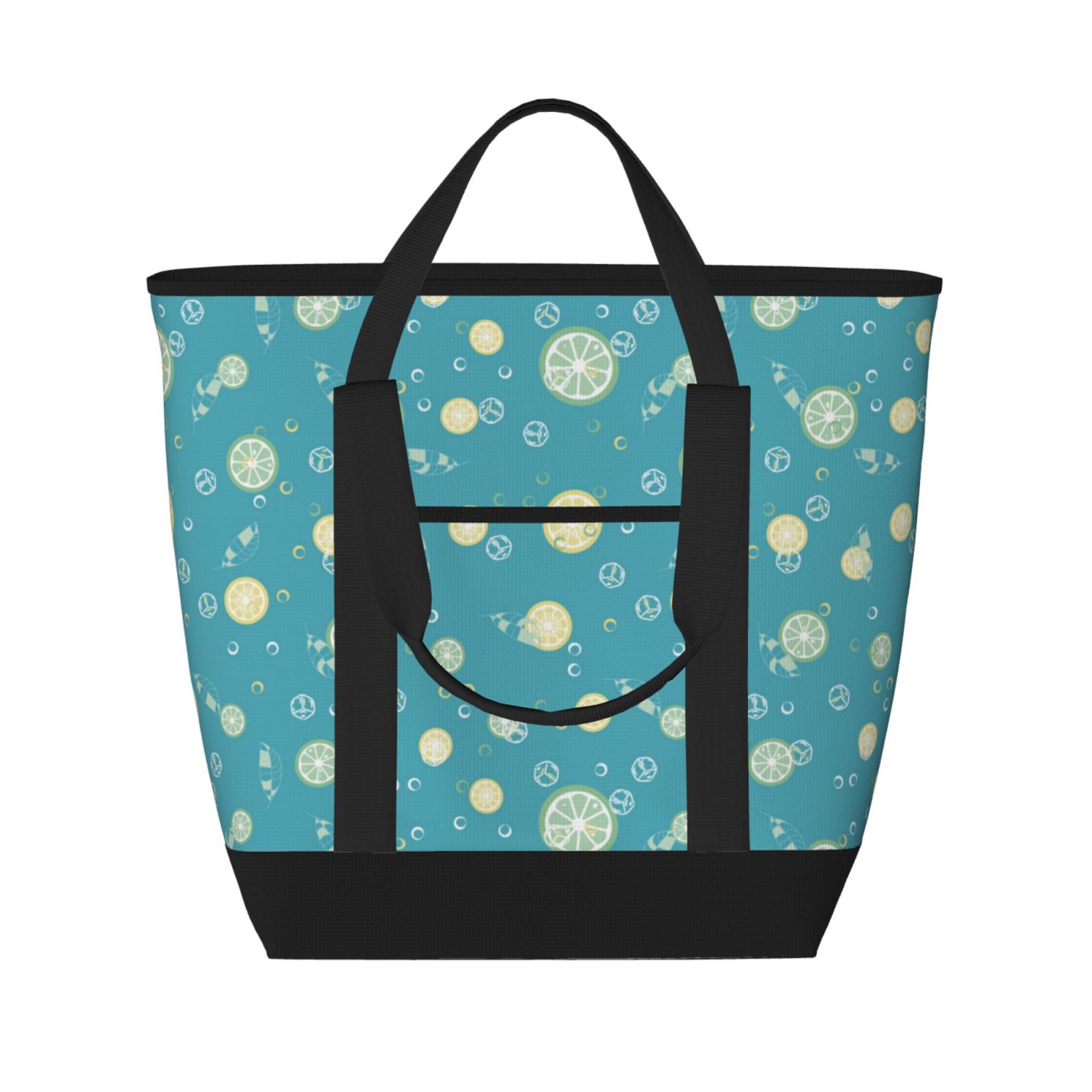 Insulated Cooler Bag, Cute Ice Limes Large Freezer Cooler Tote Bags ...