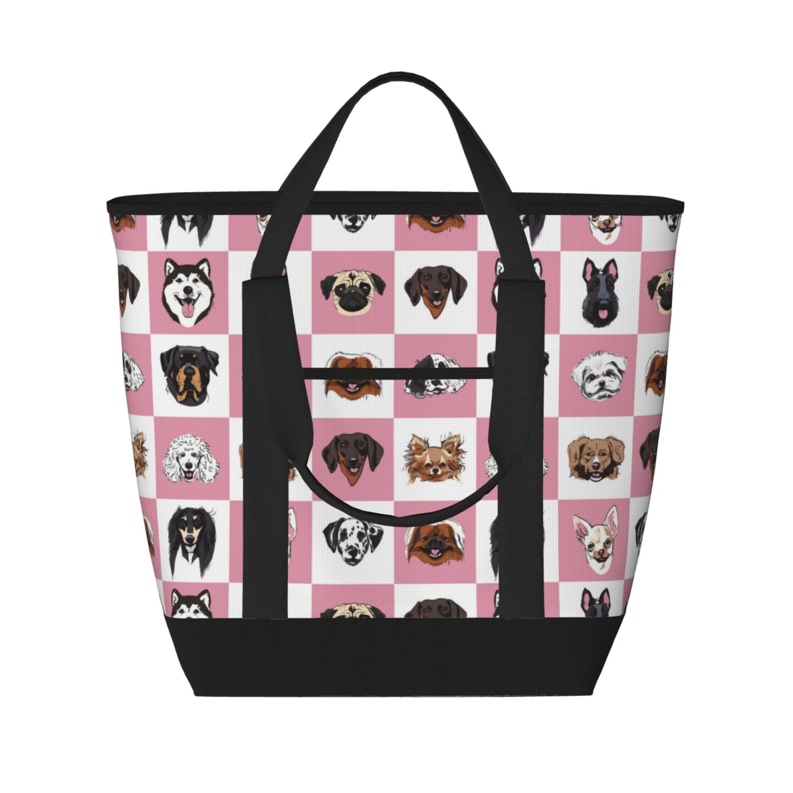 Insulated Cooler Bag - Dog Puppy cool Large Freezer Cooler Tote Bags ...