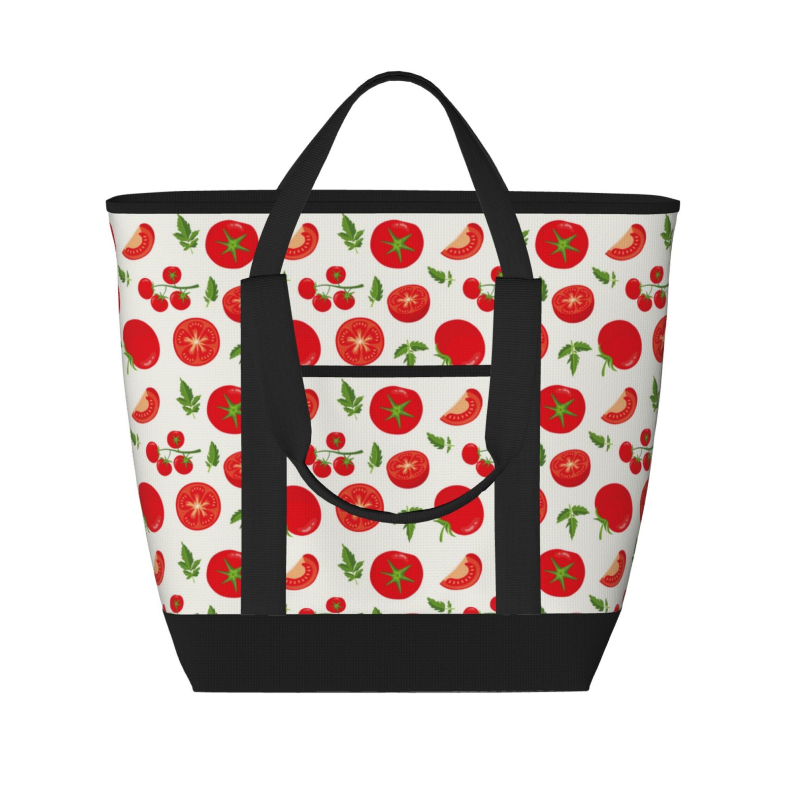 Insulated Cooler Bag - Fresh Red Tomato Large Freezer Cooler Tote Bags ...