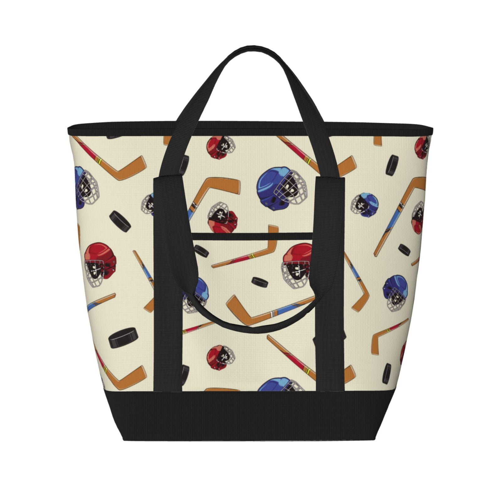 Insulated Cooler Bag - Hockey stick helmet cool Large Freezer Cooler ...